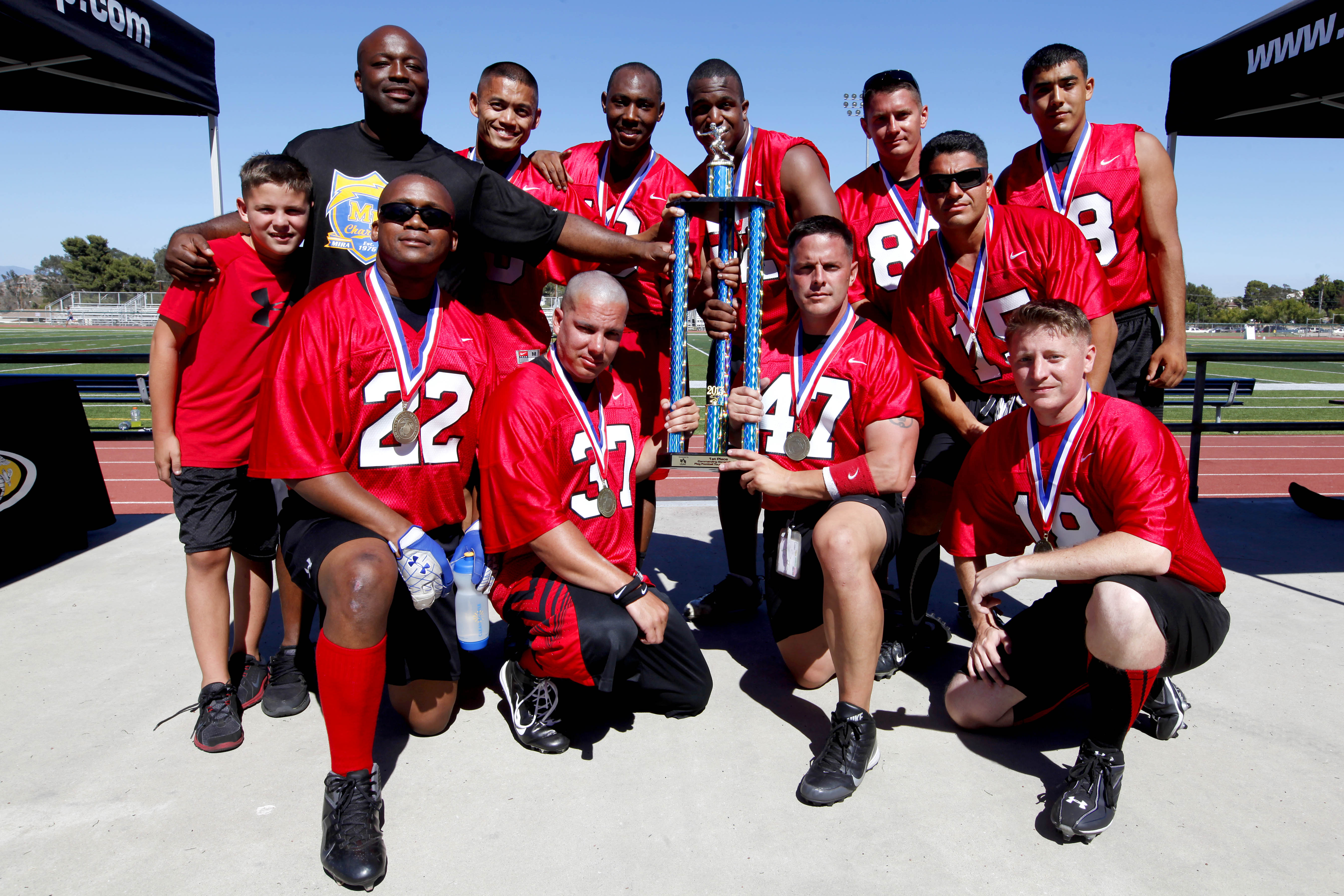 Flags fly at CGs football tournament