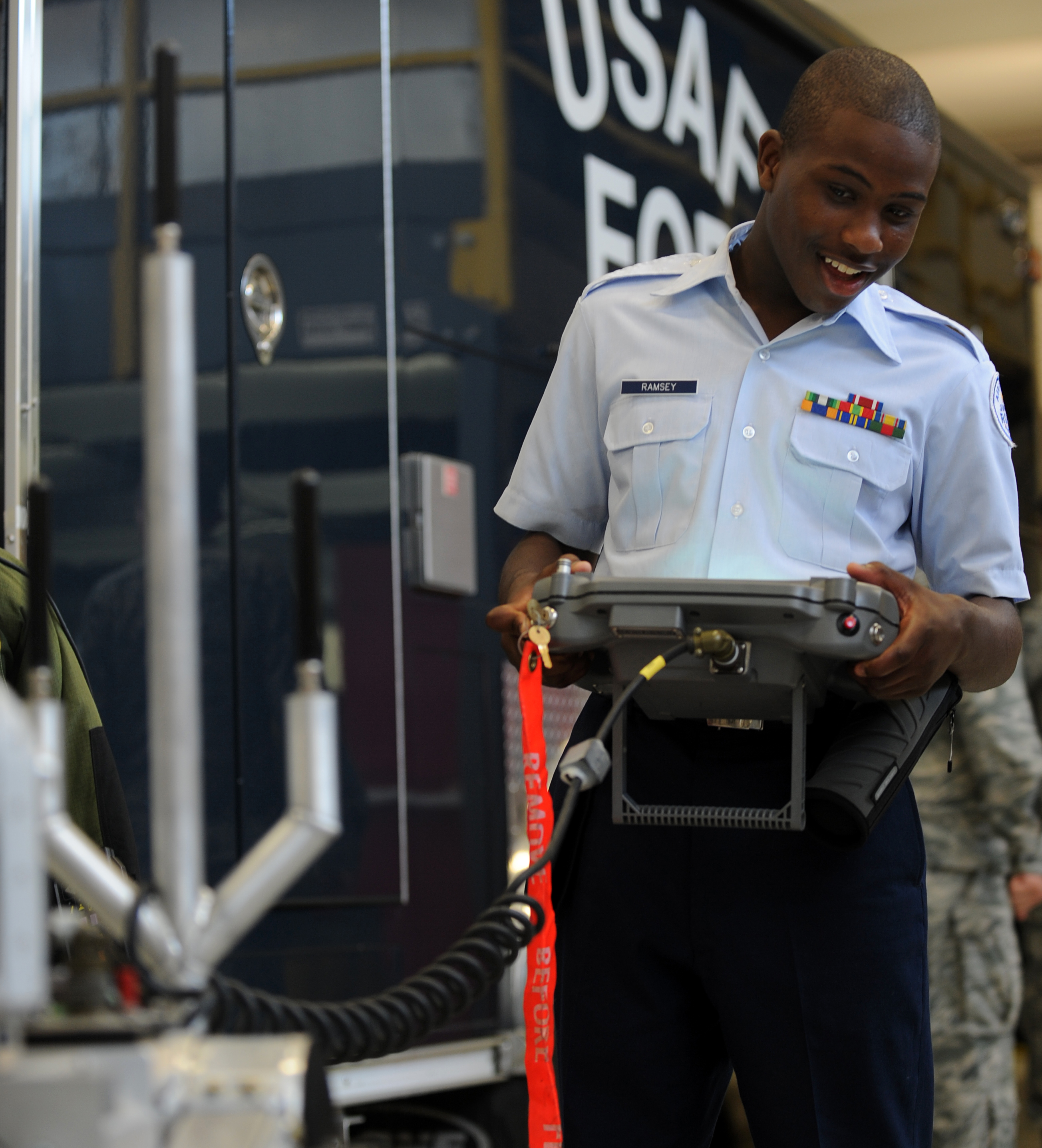 AFJROTC cadets ‘shadow’ Langley Airmen