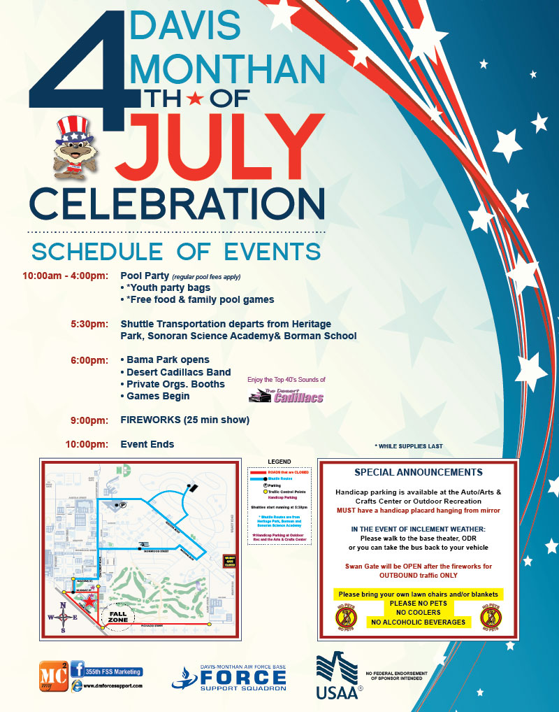 Fourth of July Celebration > Davis-Monthan Air Force Base > News