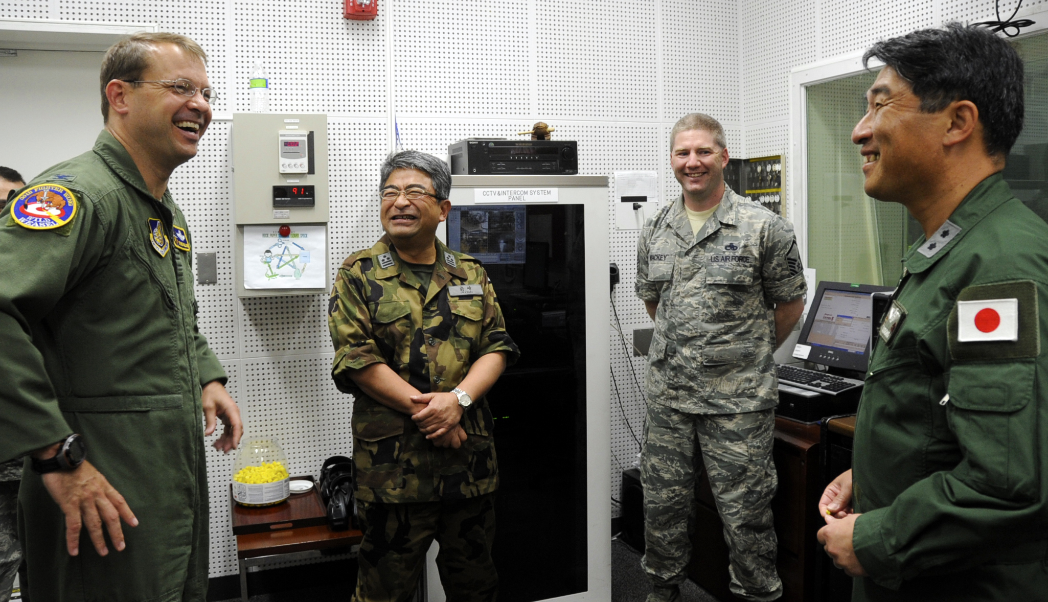 JASDF leadership tour Hush House