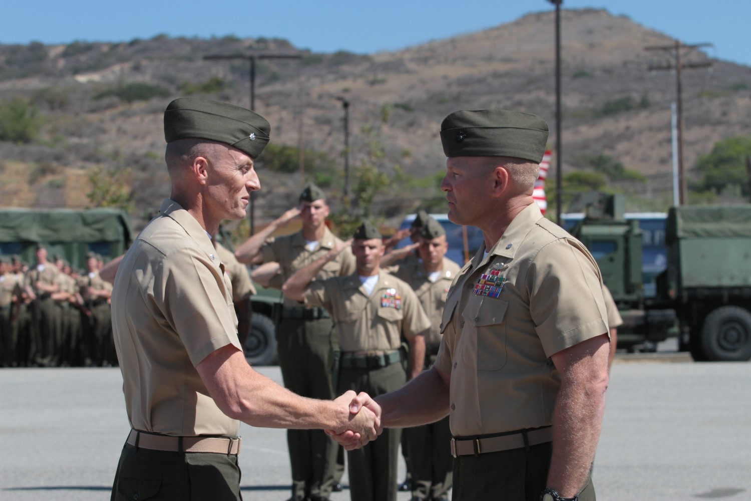 Darkhorse battalion receives new commanding officer