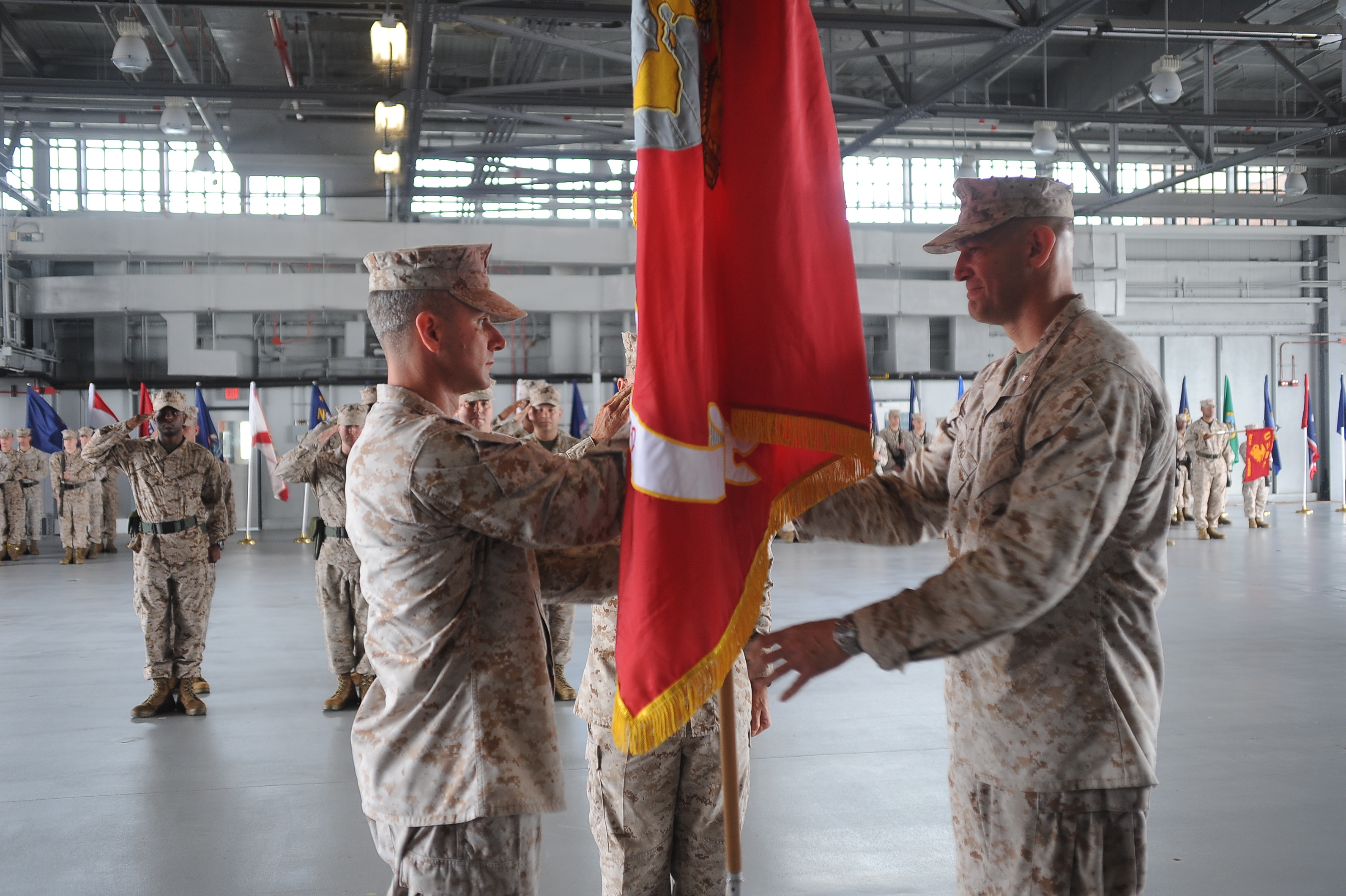 Marine Corps Air Facility change of command