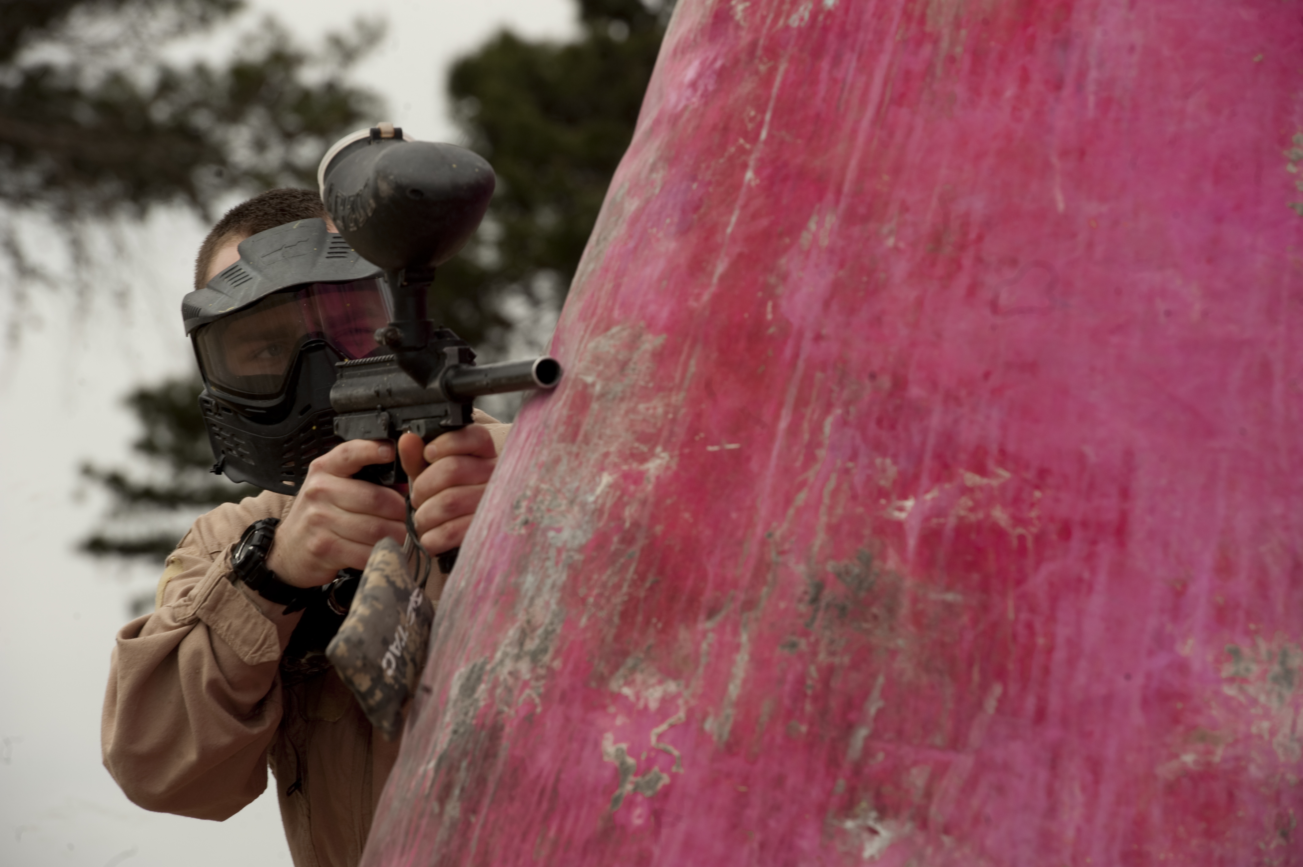 Air Force, Army battle it out on the paintball field > Air Force ...