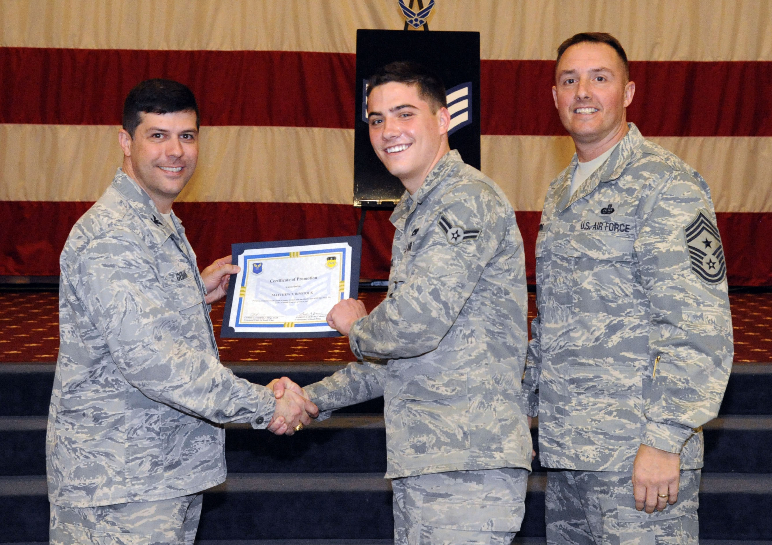Wing Promotion Ceremony