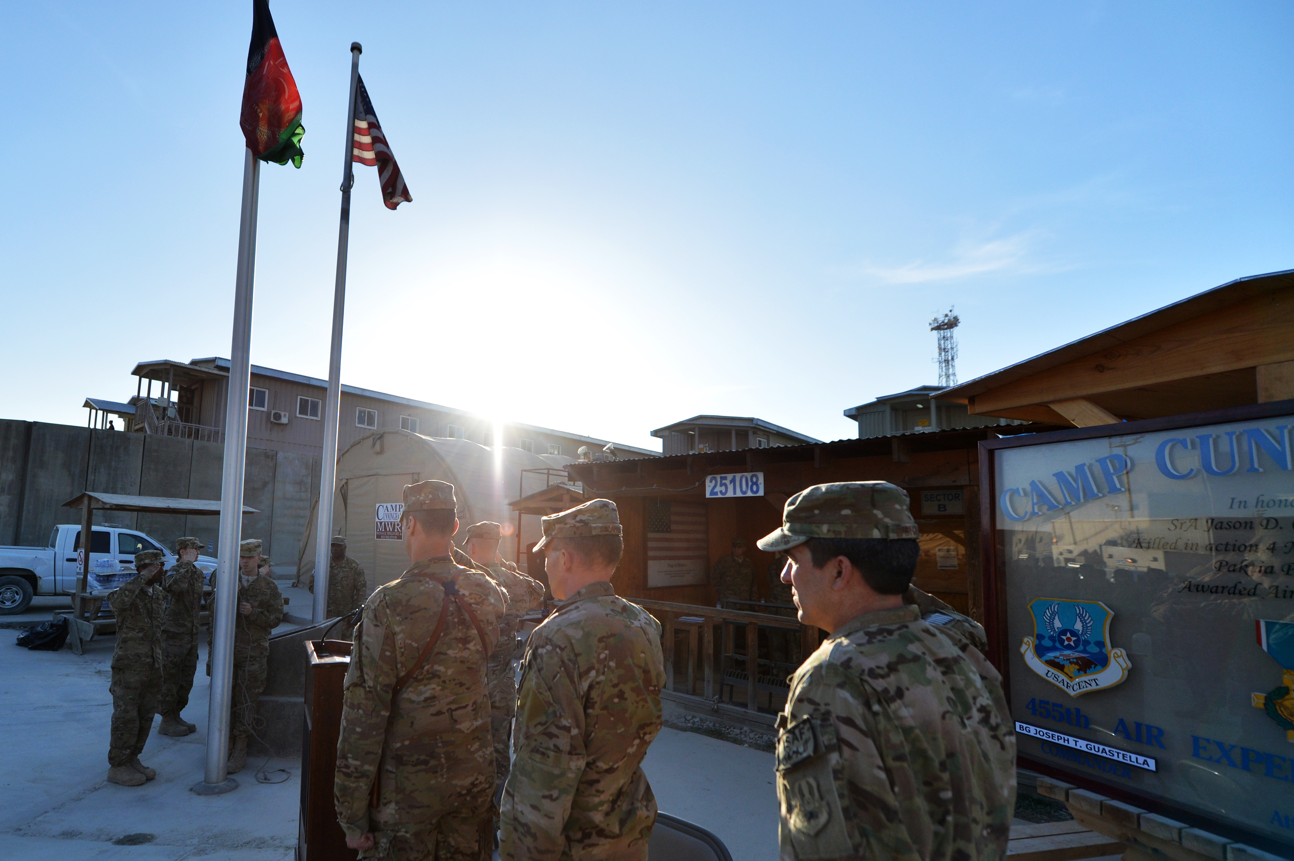 Team Bagram honors fallen Airmen > U.S. Air Forces Central > Display
