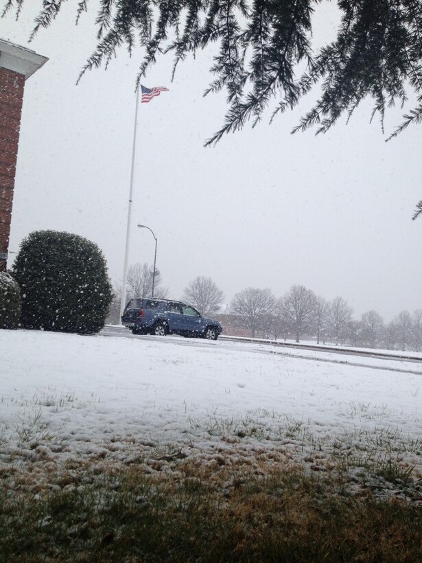 Snowquester 2013 hits Quantico