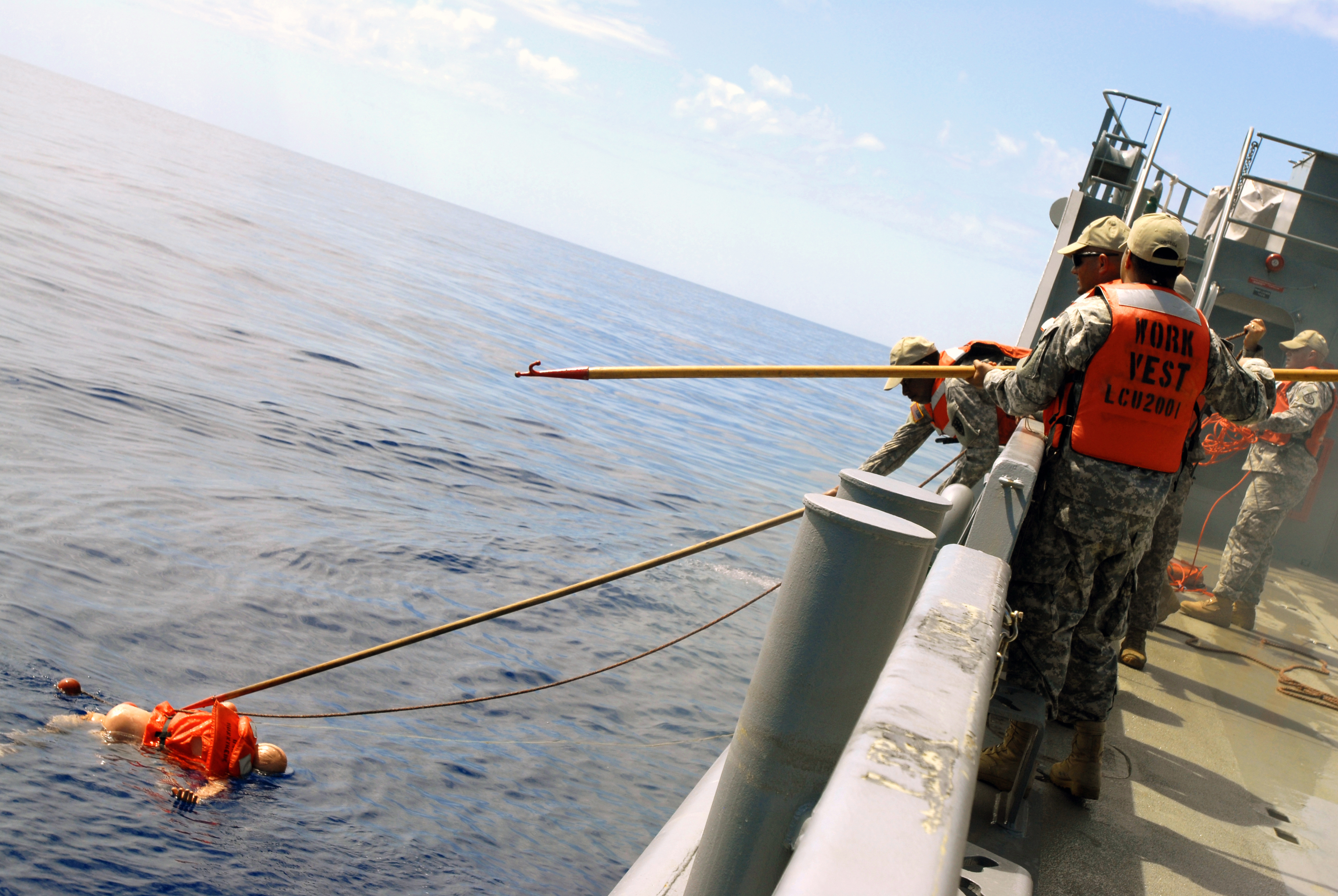 man overboard exercise