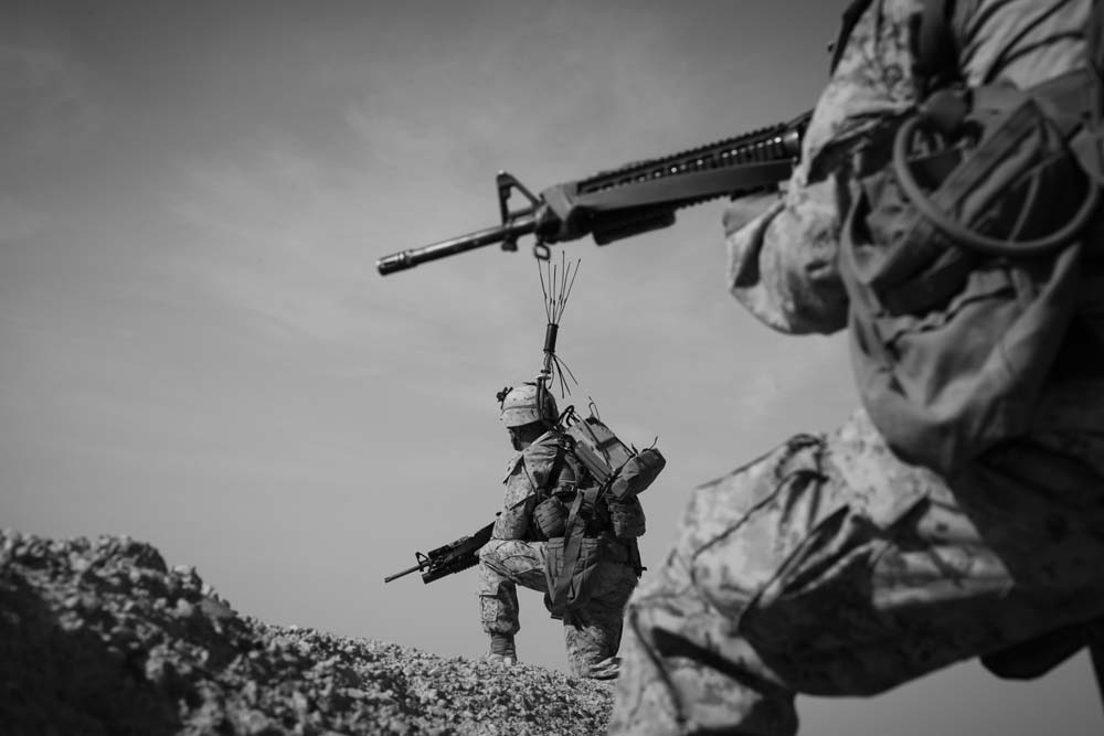 Echo 2/9 Marines conduct combat operations