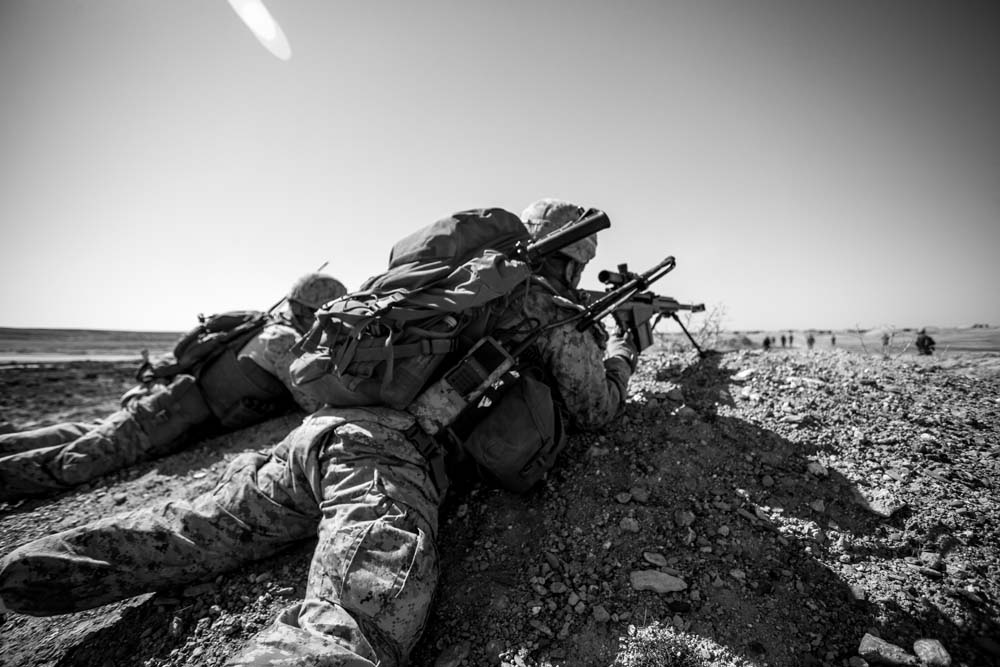 Echo 2/9 Marines conduct combat operations
