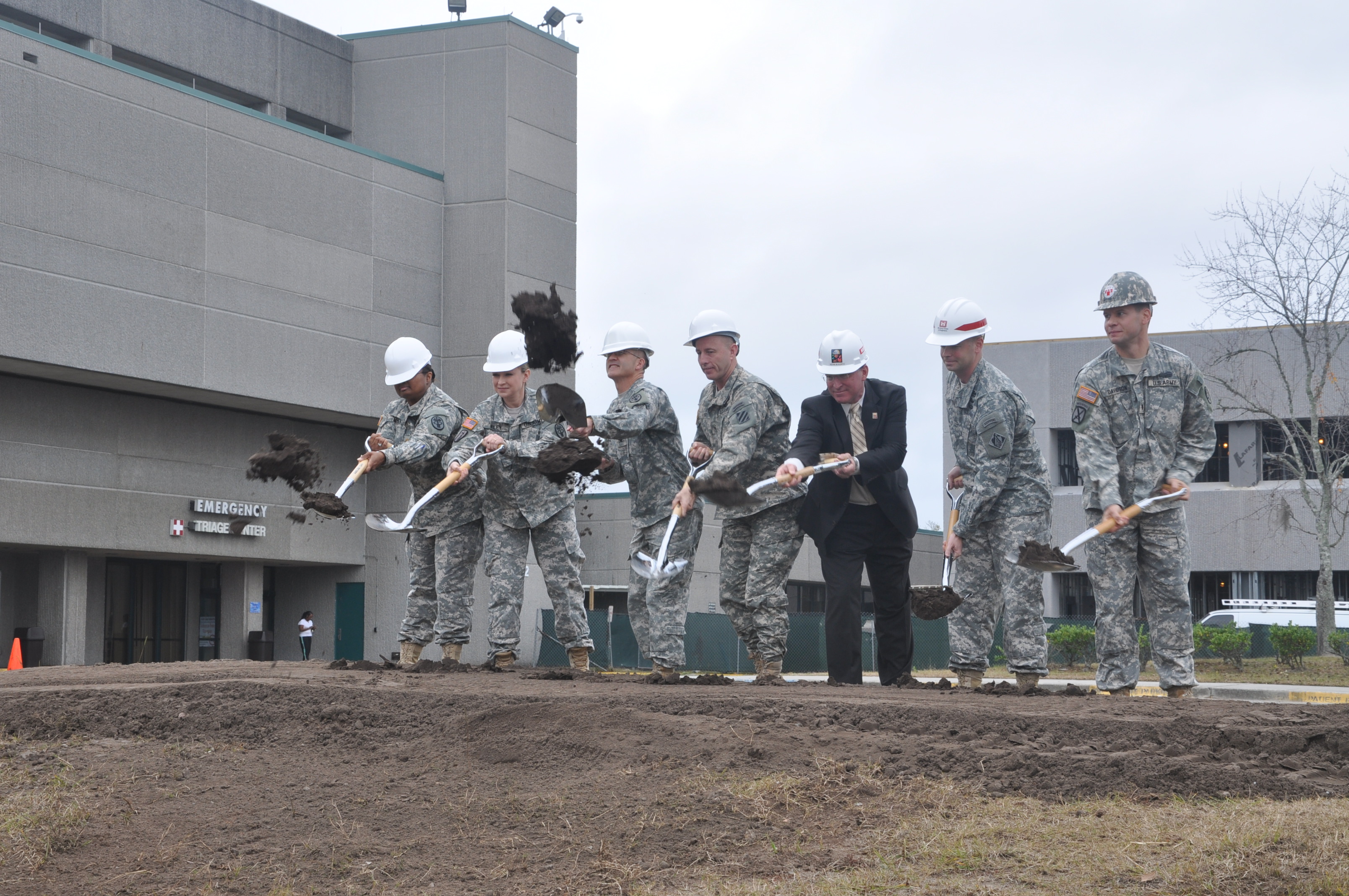 Phase 2 Groundbreaking at Winn Army Hospital
