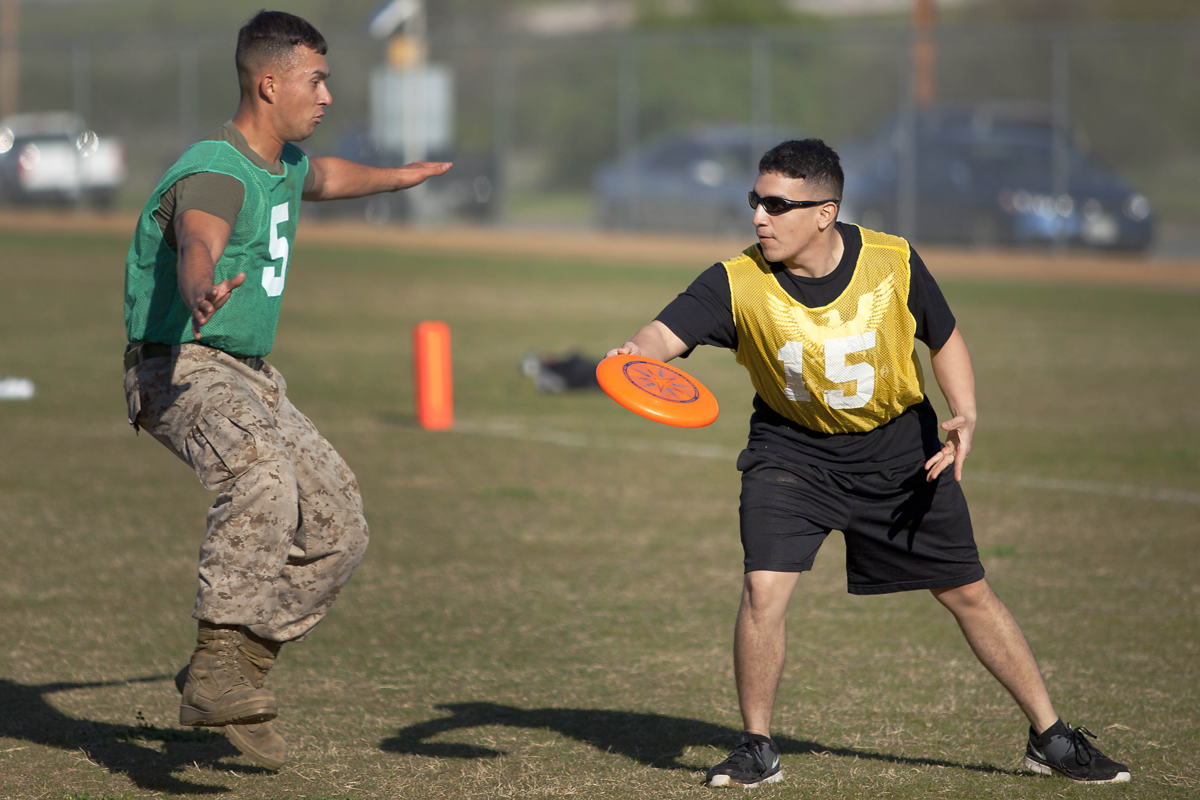 Ultimate Frisbee tournament held on Pendleton