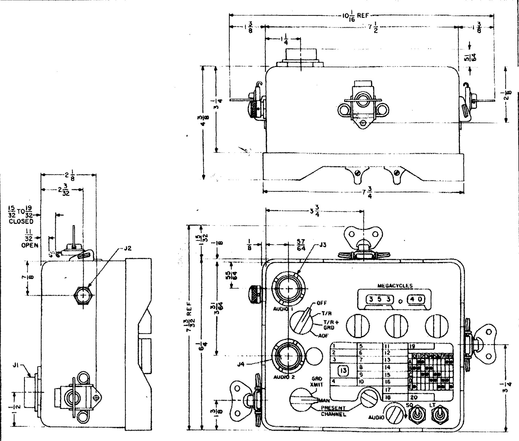 M151 Combat Control Jeep Radio