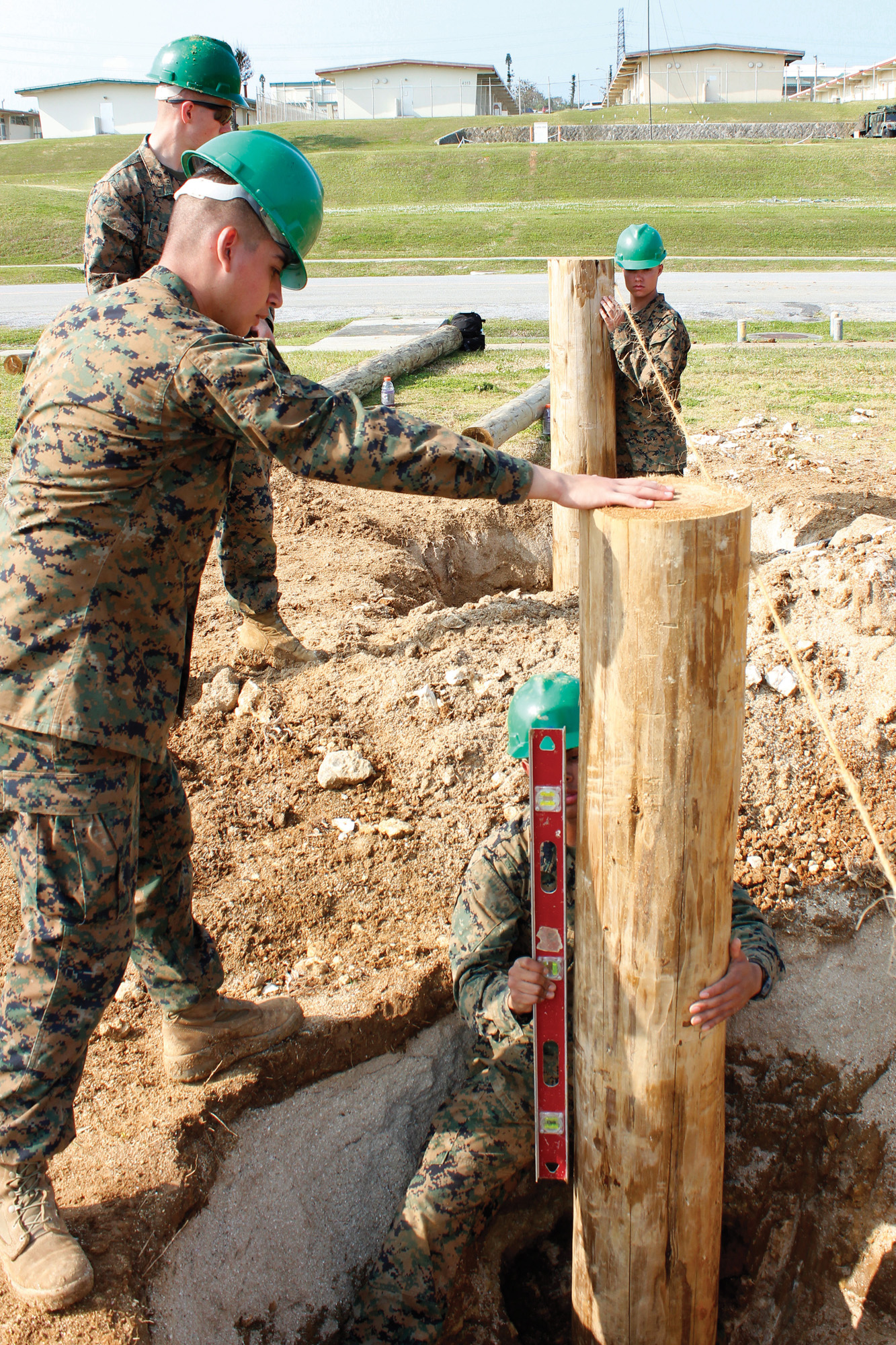 Engineers build obstacle course on Camp Courtney > Marine Corps ...