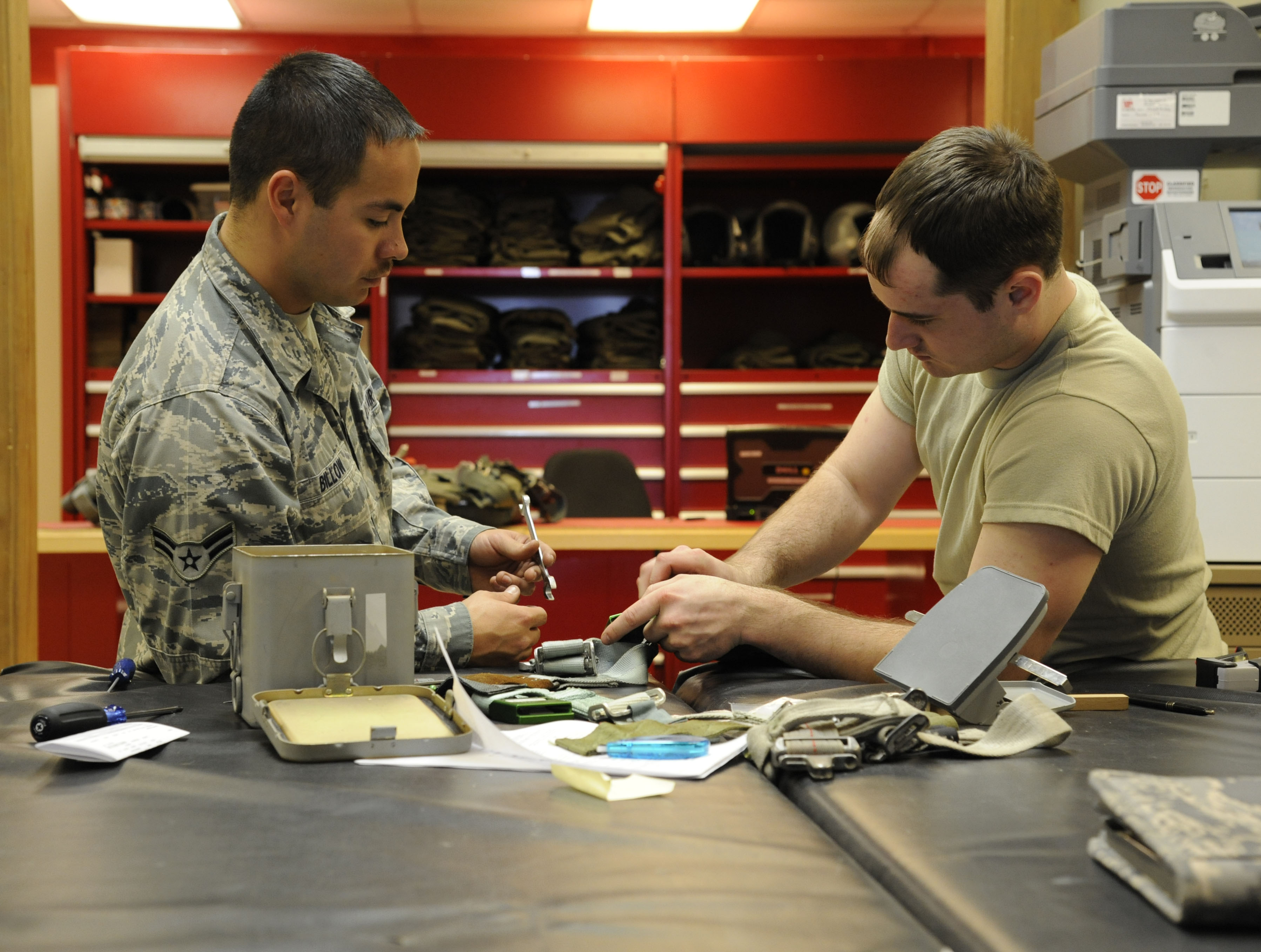 AFE Airmen install life saving survival kits > Barksdale Air Force Base ...