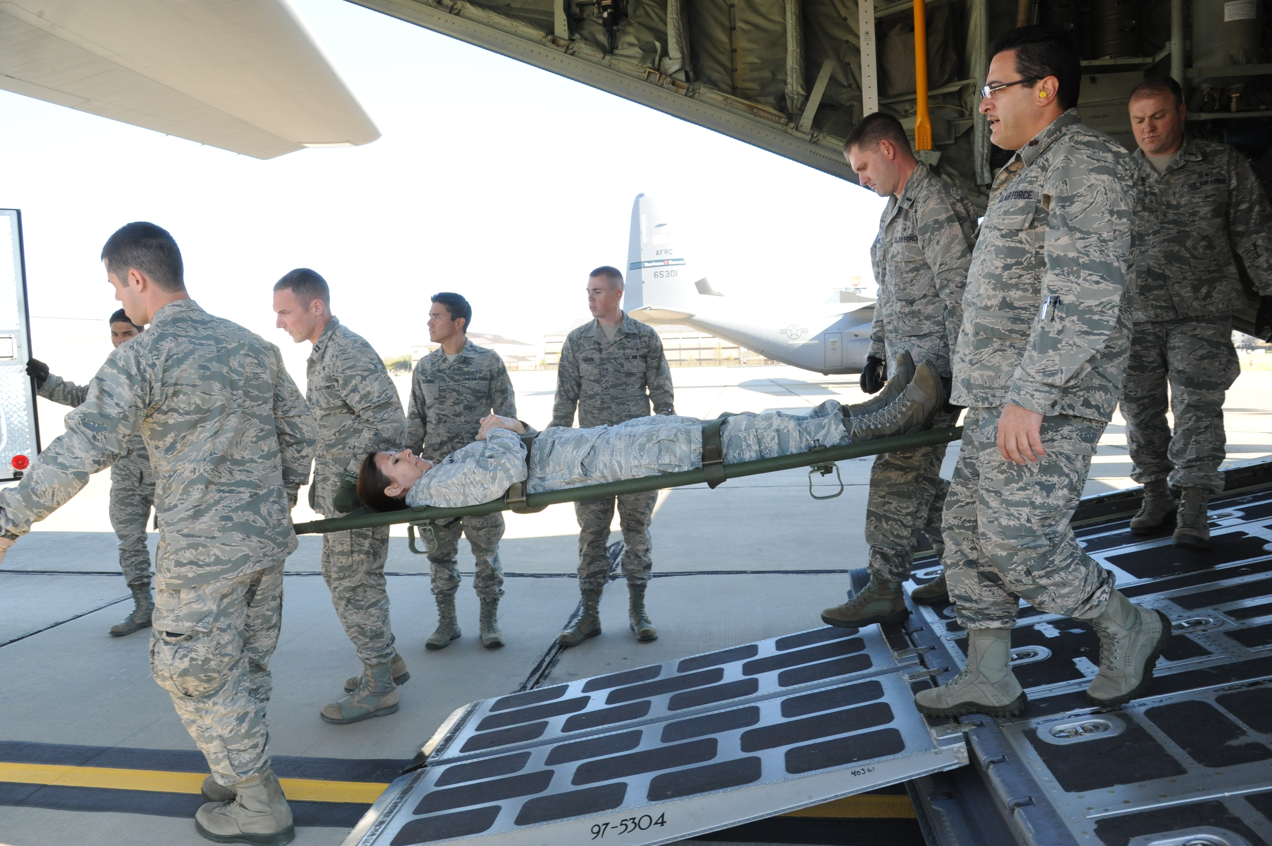 81st MDG conducts air evacuation training