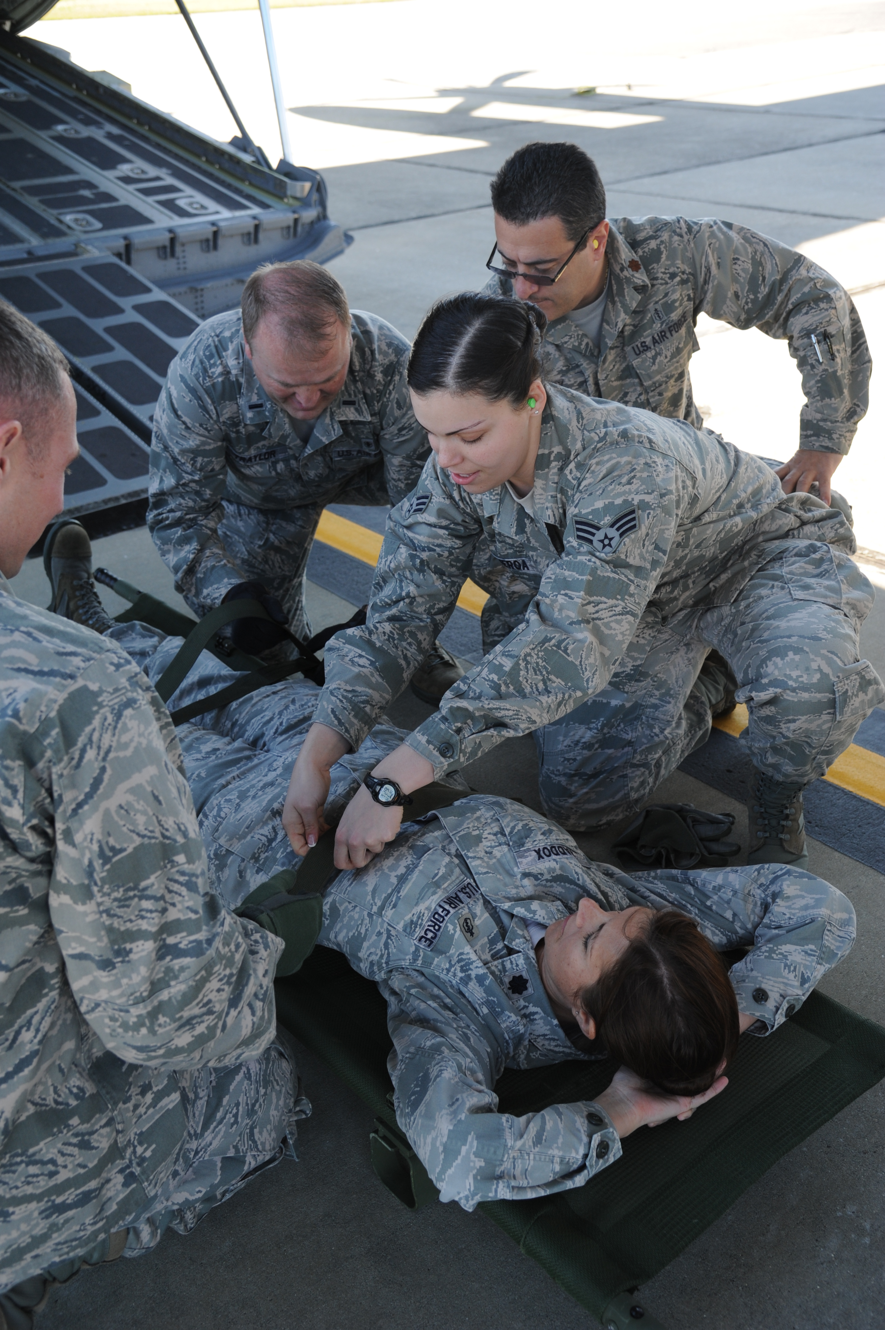 81st MDG conducts air evacuation training