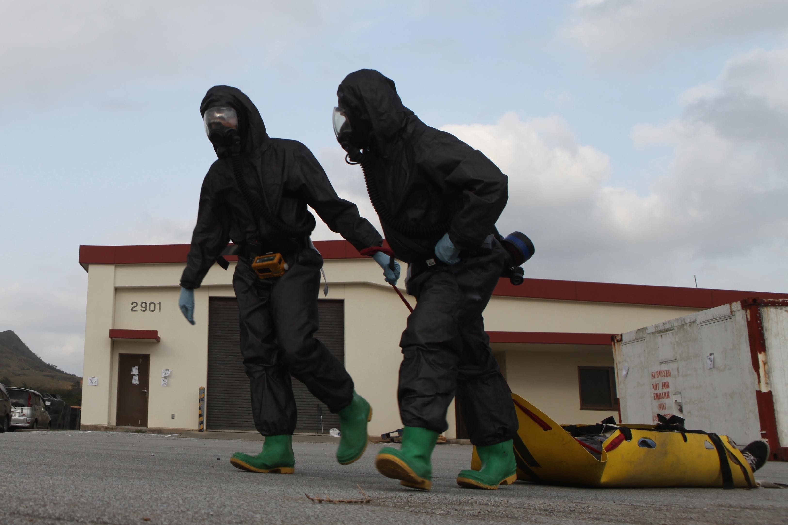 31st MEU’s Advanced CBRN team eliminates chemical threat in notional ...