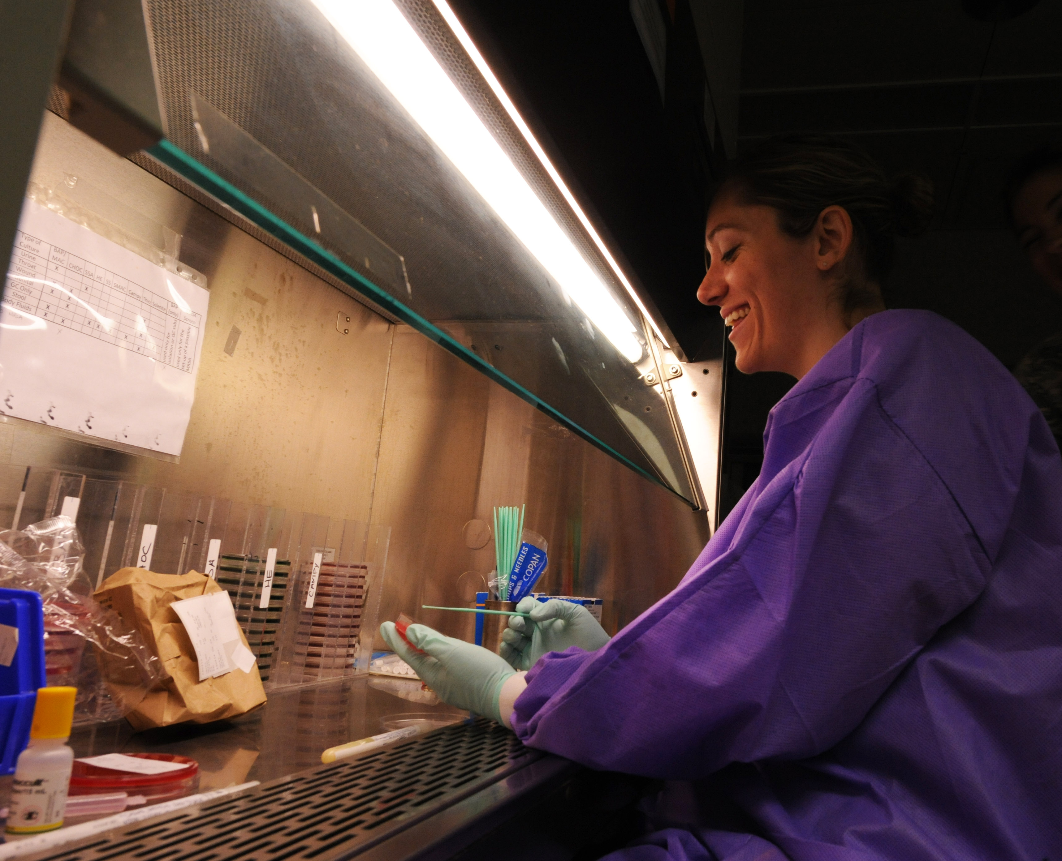 Kadena medical laboratory measures mircoorganisms > Kadena Air Base > News