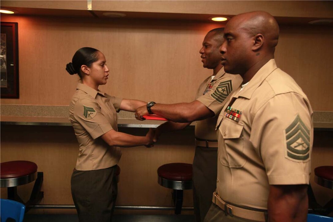 15th MEU Corporals' Course graduation on USS Peleliu