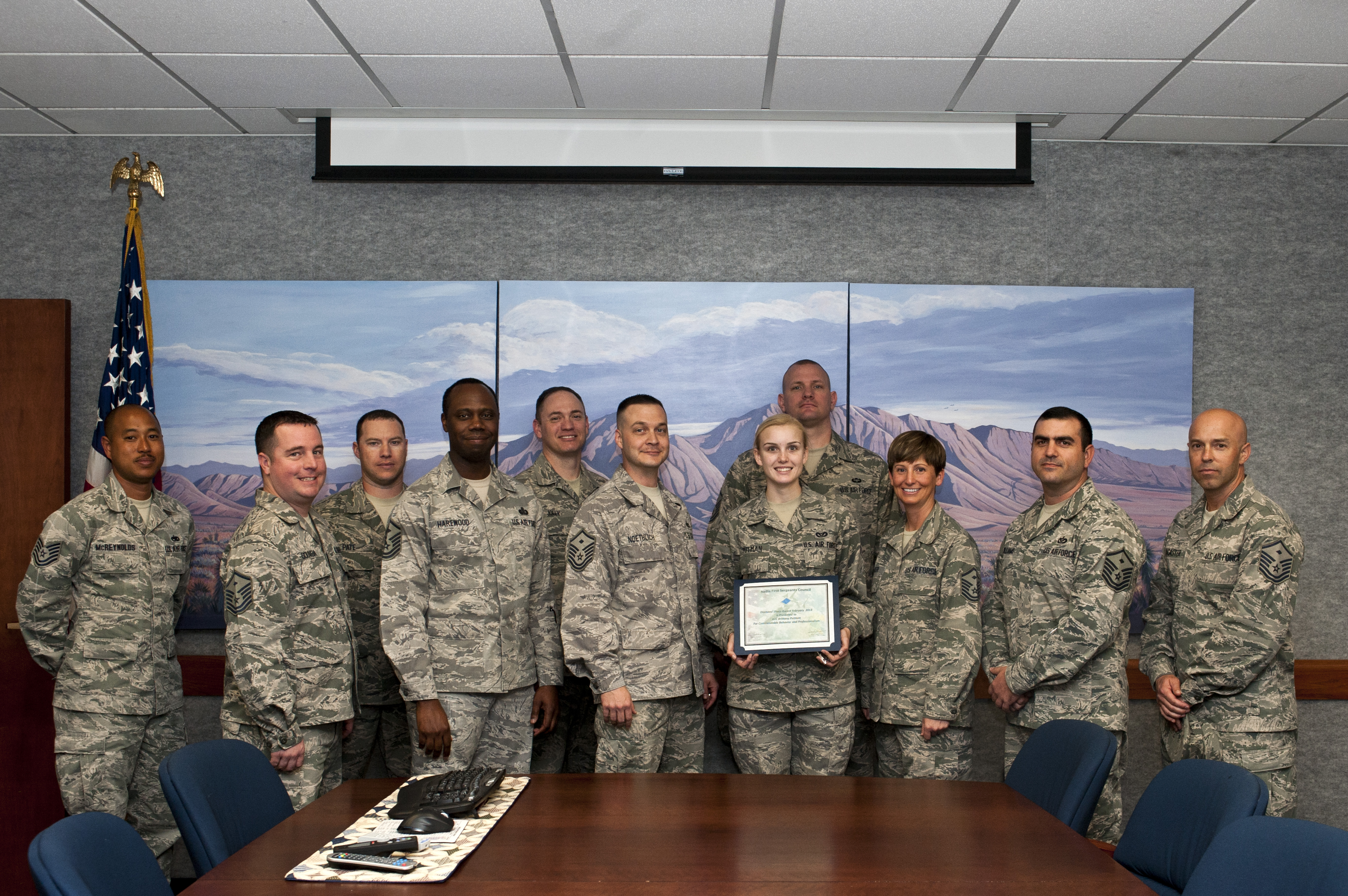 Civil Engineer Airman wins Diamond Sharp Award > Nellis Air Force Base ...