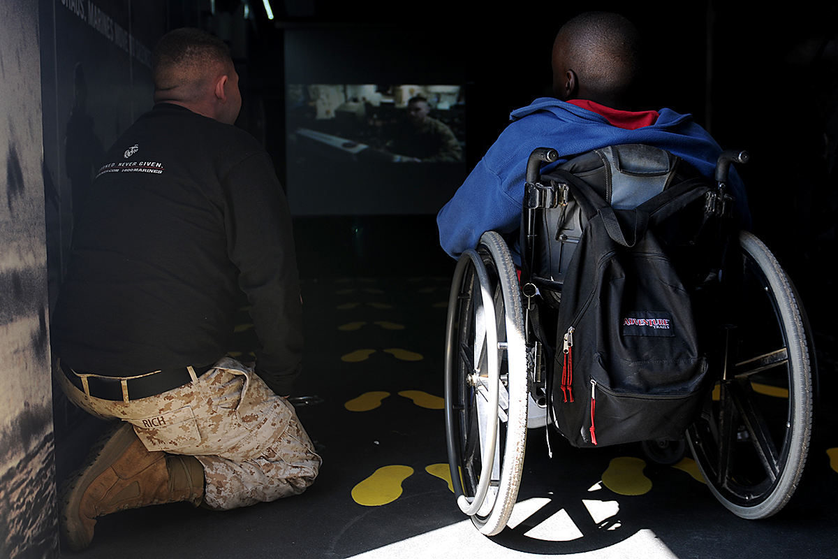 6MCD Marines Visit High School