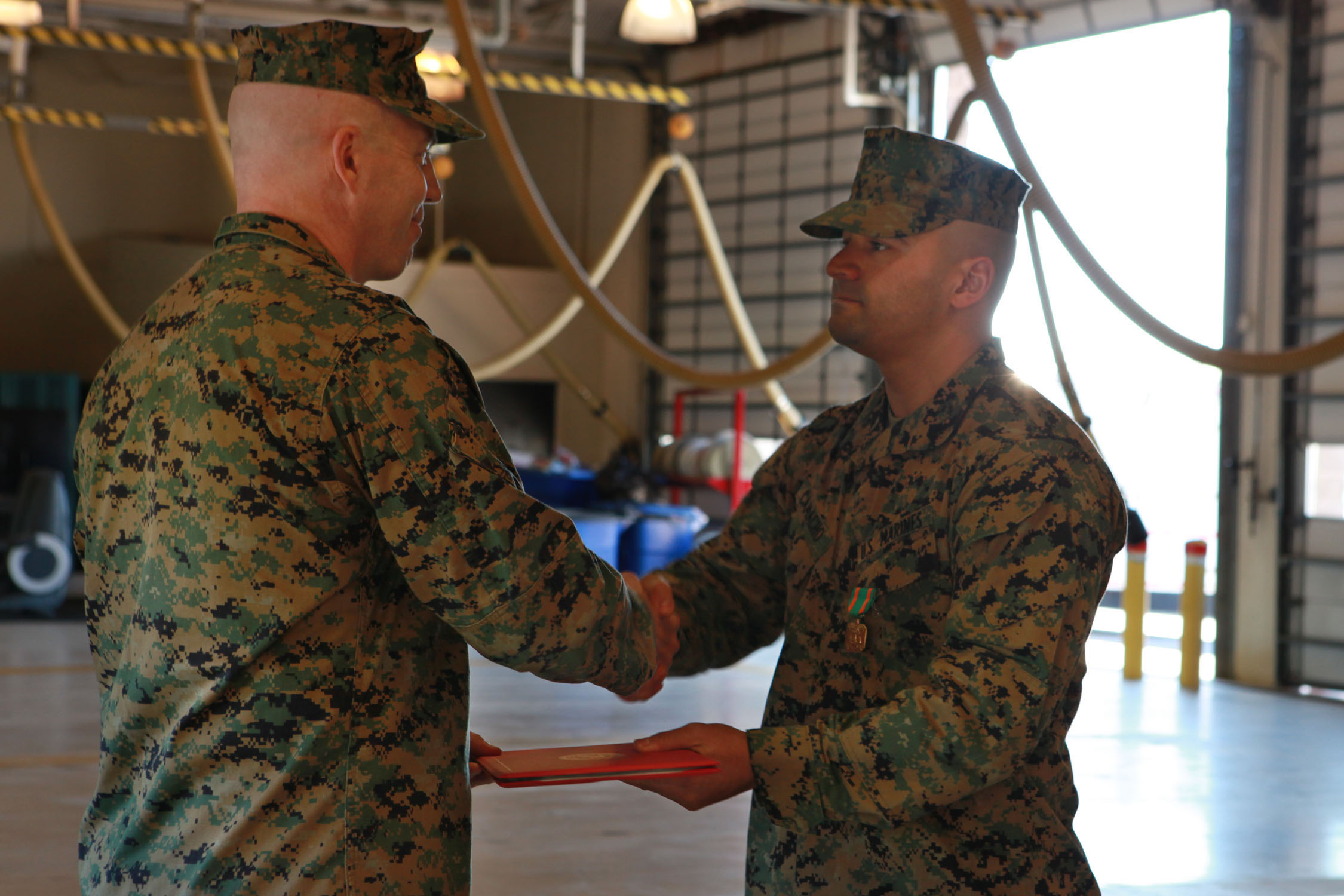 ARFF Marine receives NAM with combat V > United States Marine Corps ...