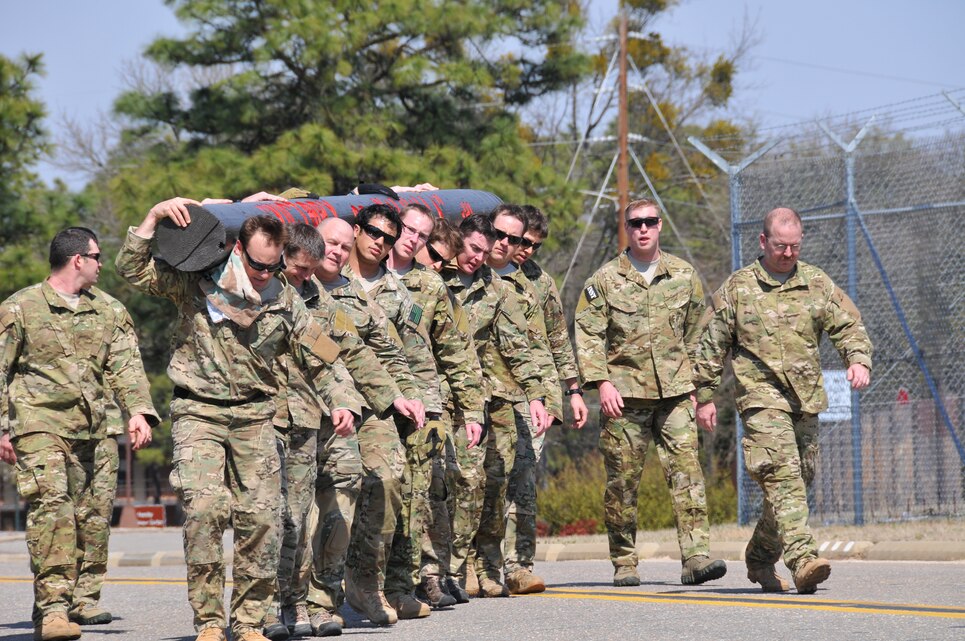 Airmen shoulder the load in remembrance of fallen comrade > United ...
