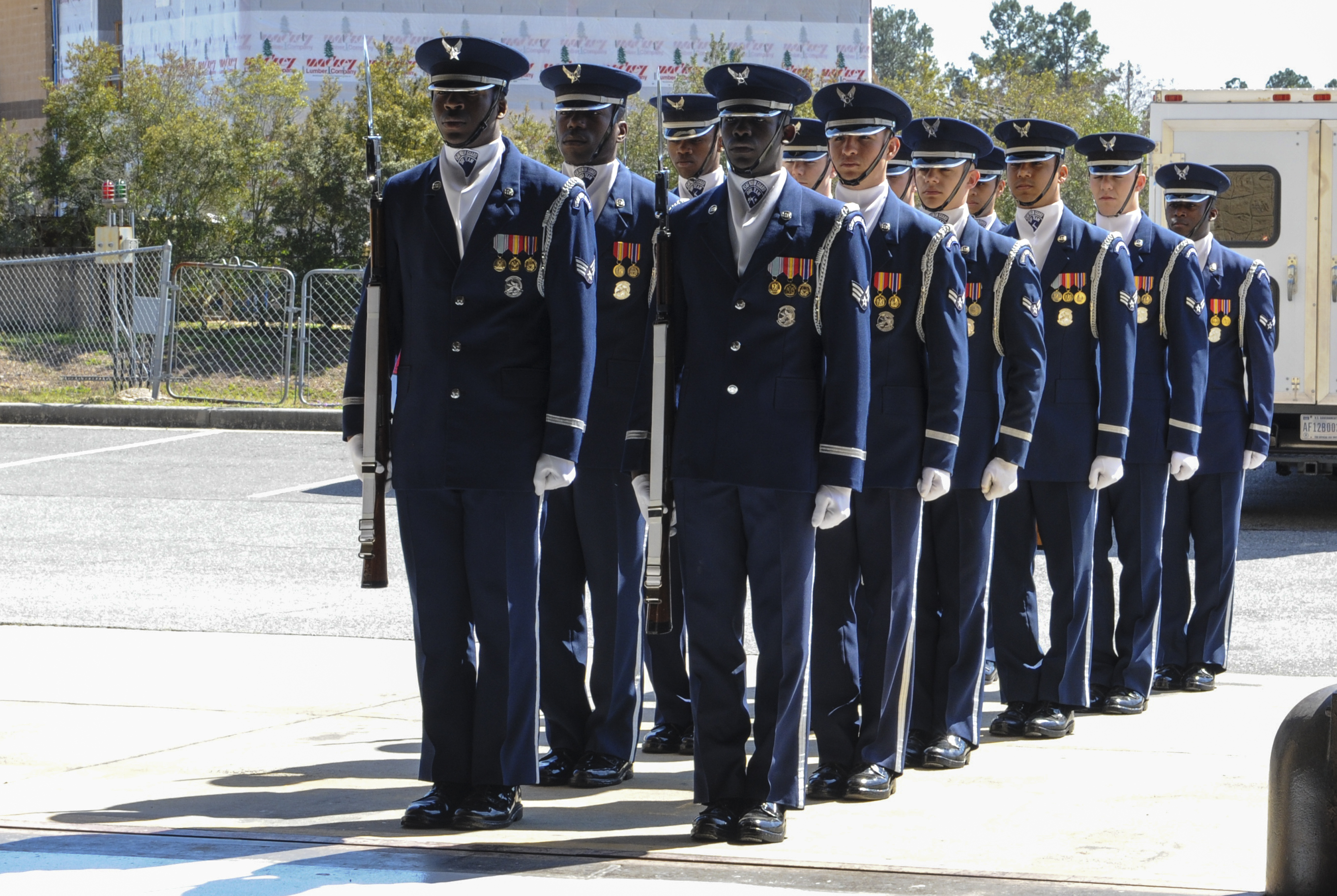AF Honor Guard performs for Moody > Moody Air Force Base > Article Display