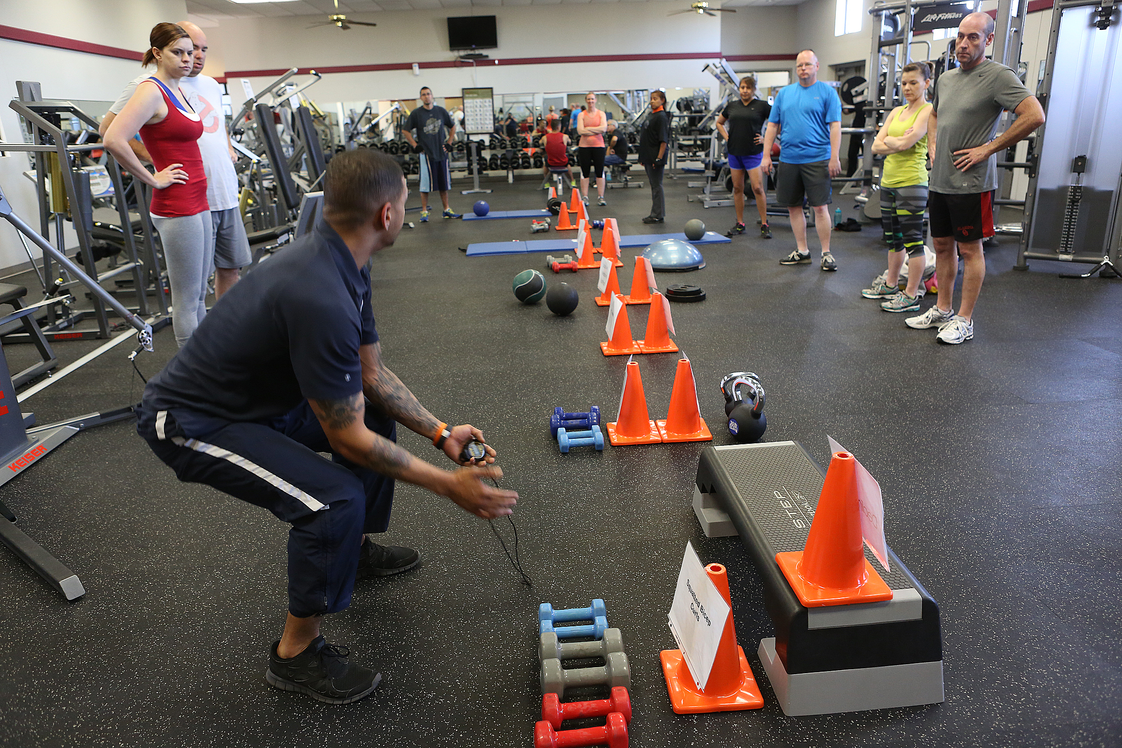 Intense Circuit training speeds toning, conditioning