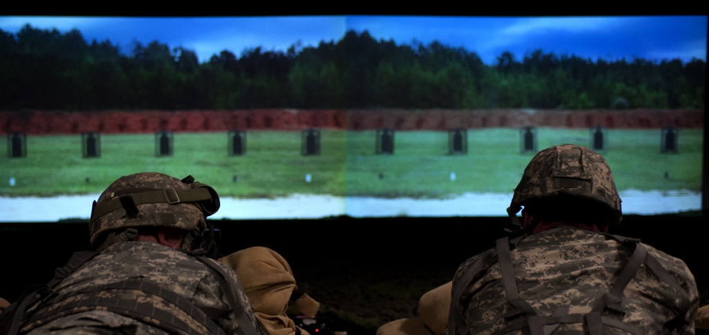Marksmanship simulator trains Soldiers without spending ammunition ...