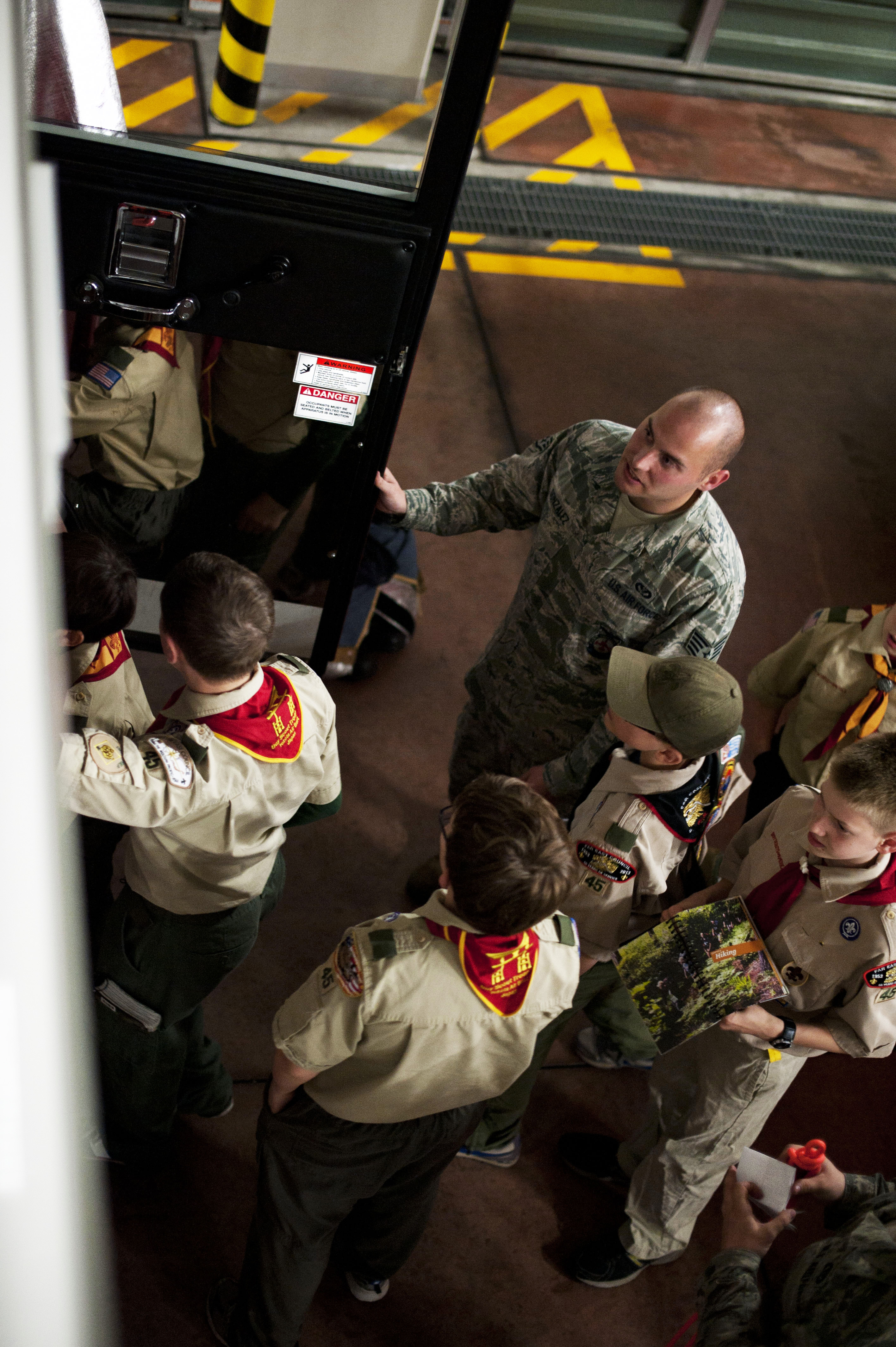 BSA Troop 45 learn fire safety