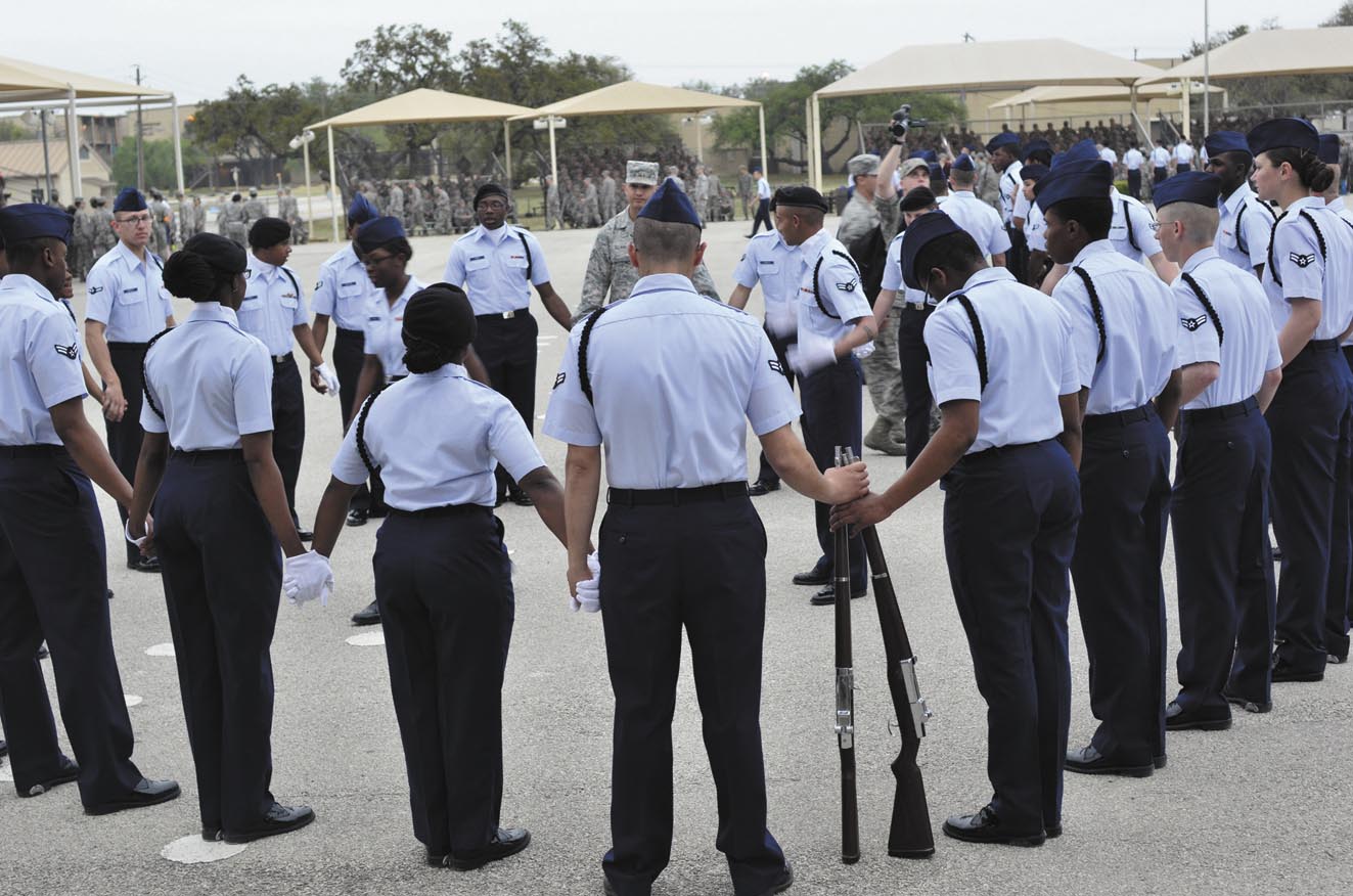 Airmen get into Drill Down spirit