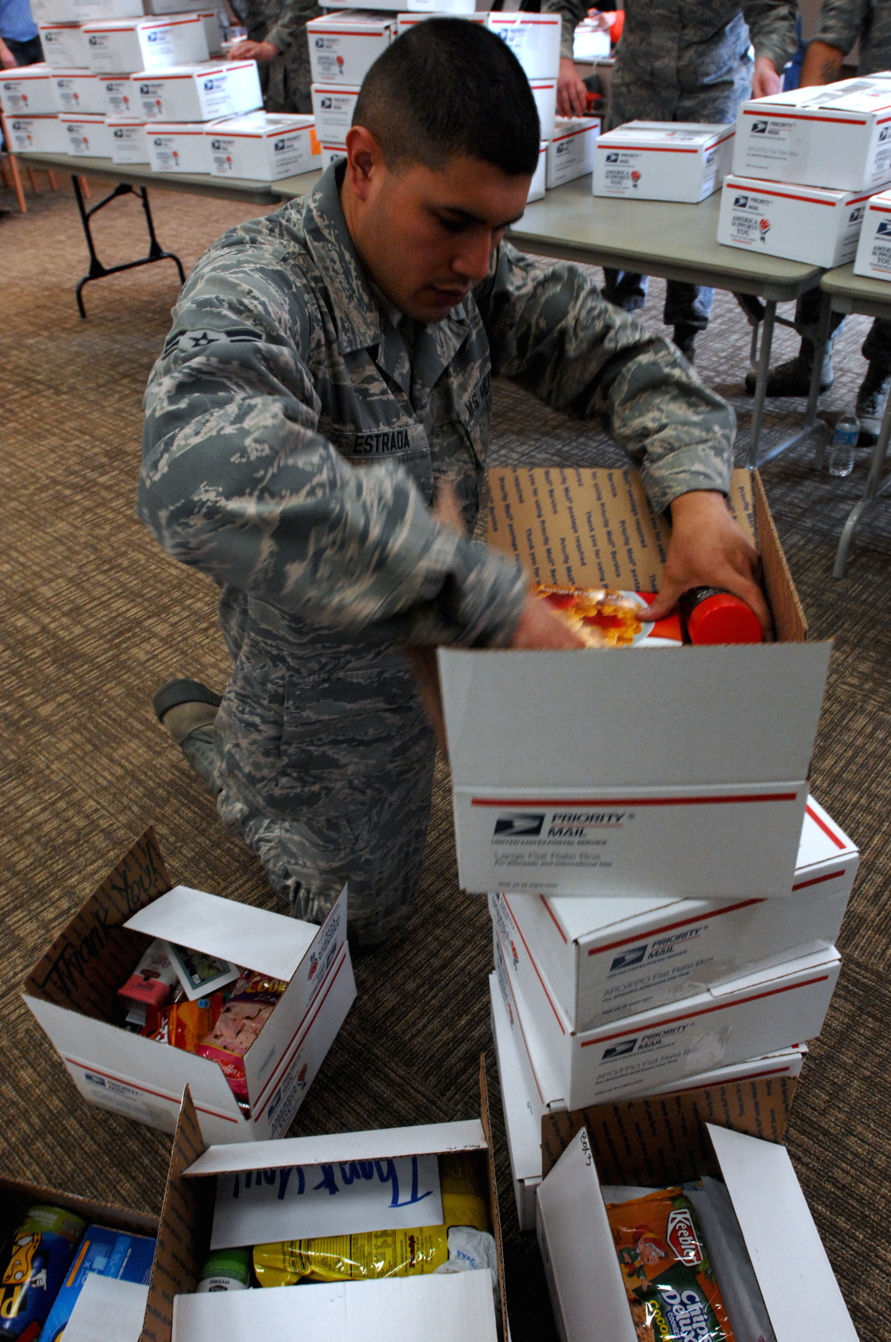 GF Airmen, Youth Commission assemble care packages for deployed troops ...