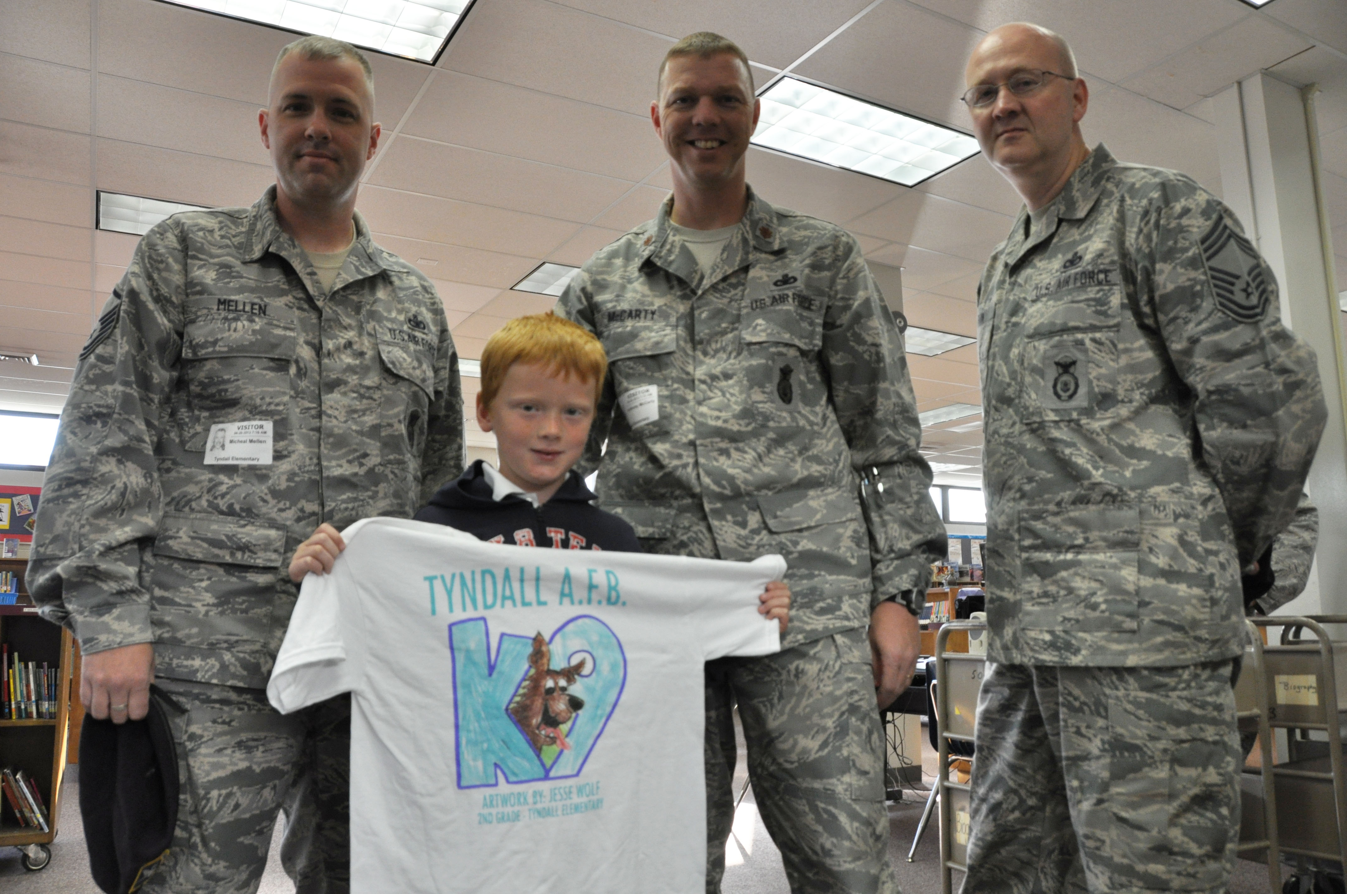 Tyndall Elementary School second-grader wins MWD shirt contest ...