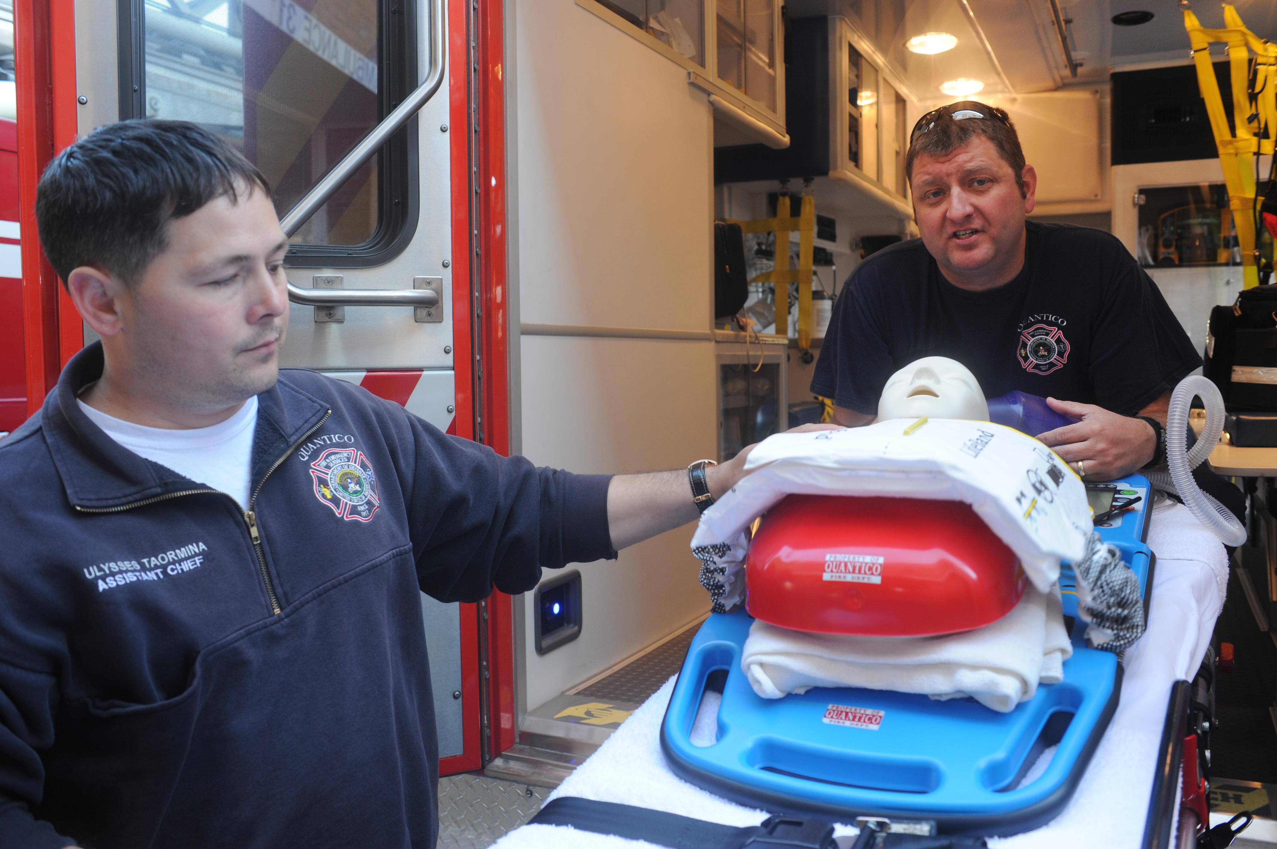 Fire department services new CPR machine > Marine Corps Base Quantico ...