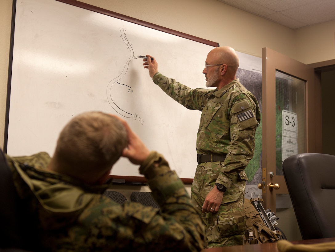 ‘Island Warriors’ conduct mock raid with special forces