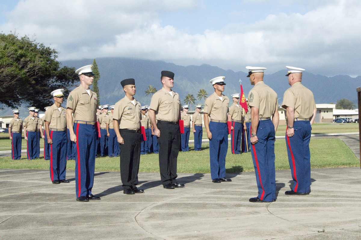 Awards presented at colors ceremony