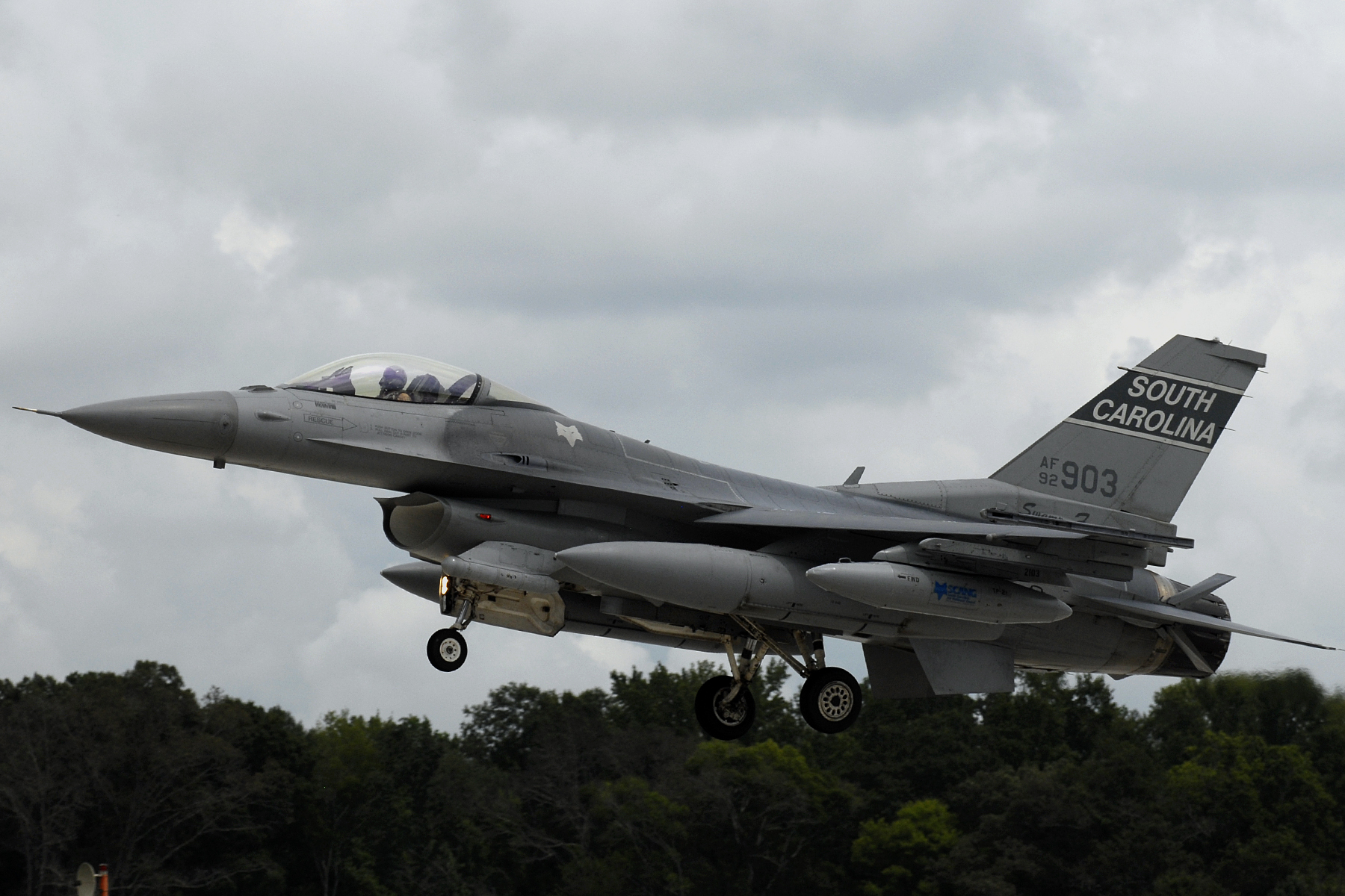 South Carolina Air National Guard F-16 Fighting Falcon