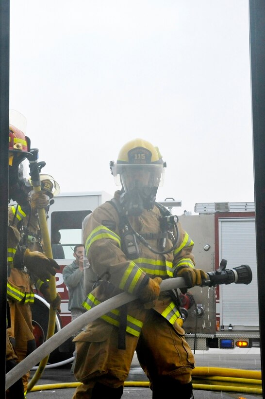 Fire fighting training
