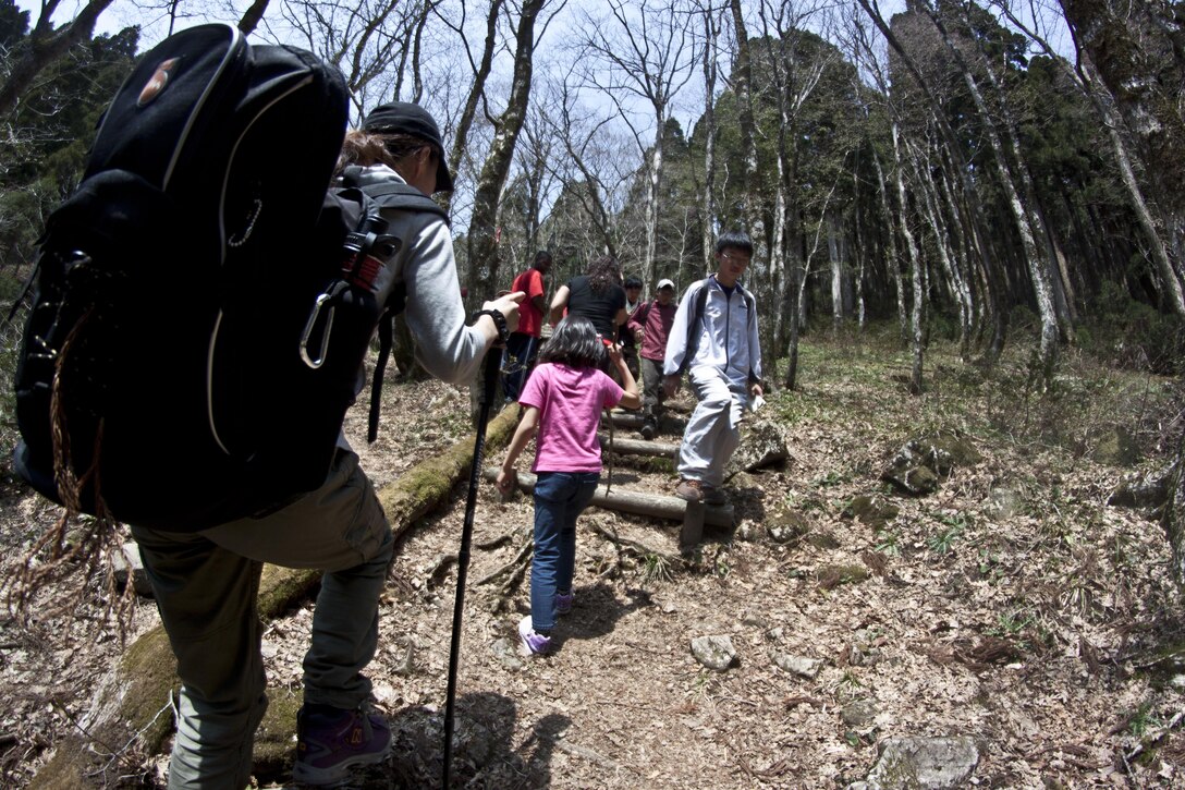 Hikers, campers explore Seven Falls