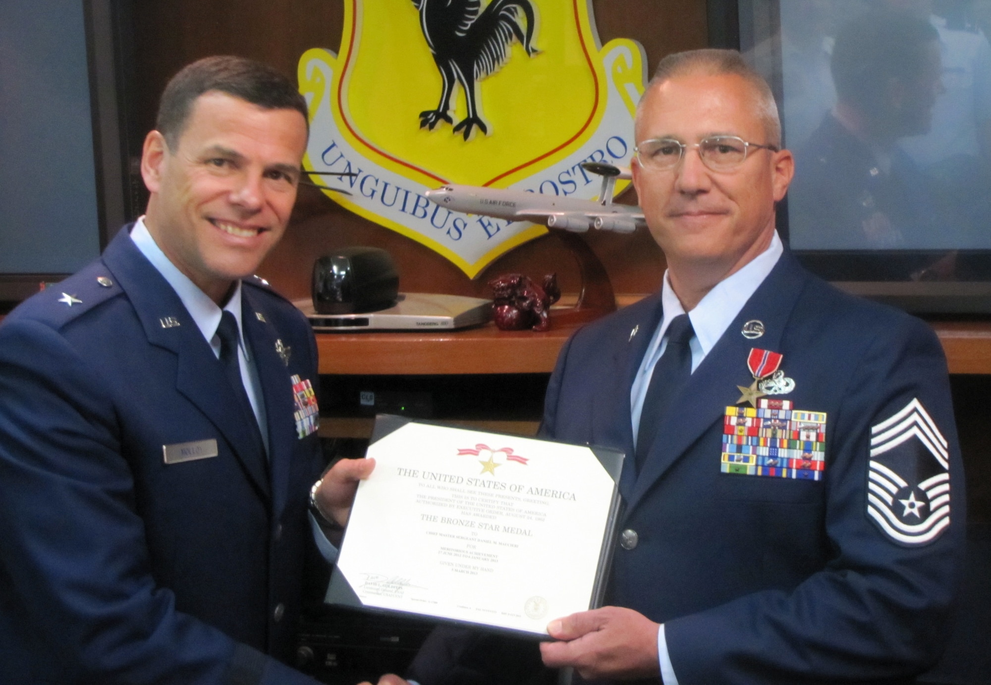 18th MXG chief presented Bronze Star > Kadena Air Base > News