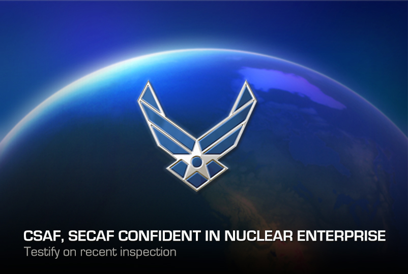 SecAF, CSAF share confidence in nuclear enterprise