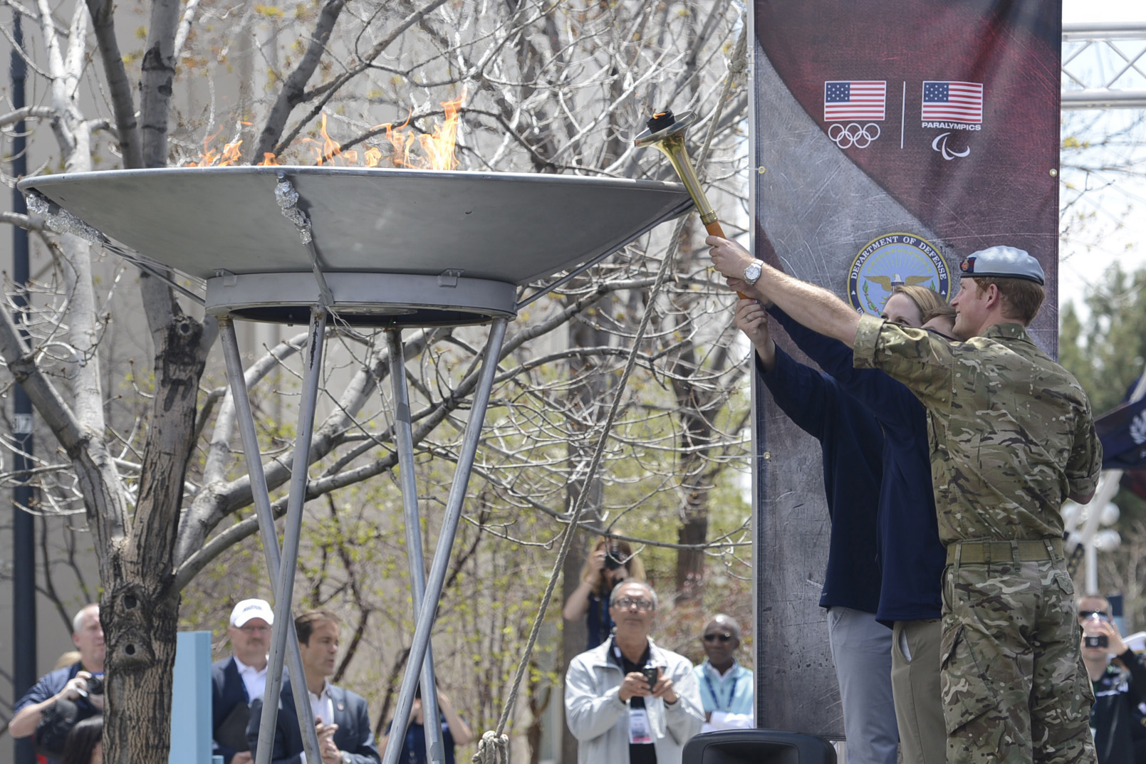 Torch lighting kicks off 2013 Warrior Games > Air Force > Article Display