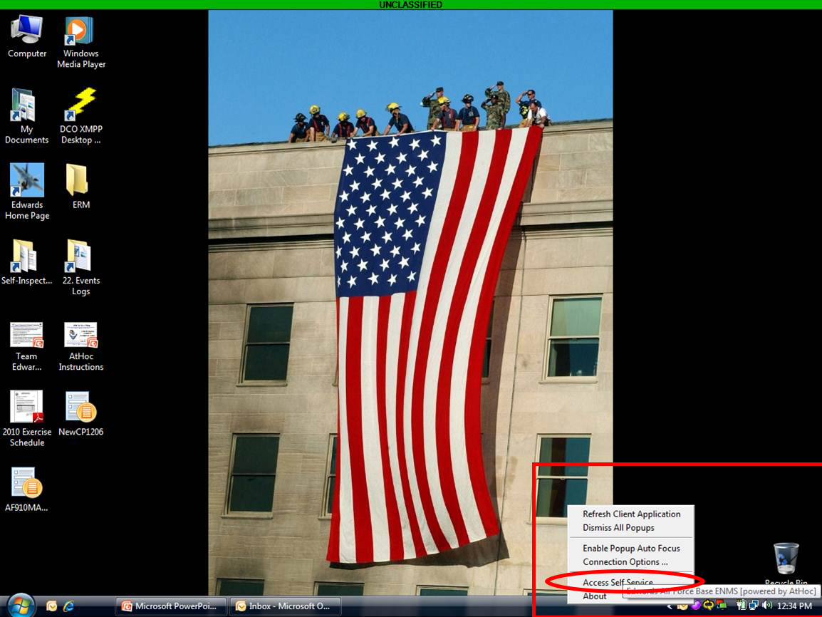 AtHoc Emergency Alert System Edwards AFB