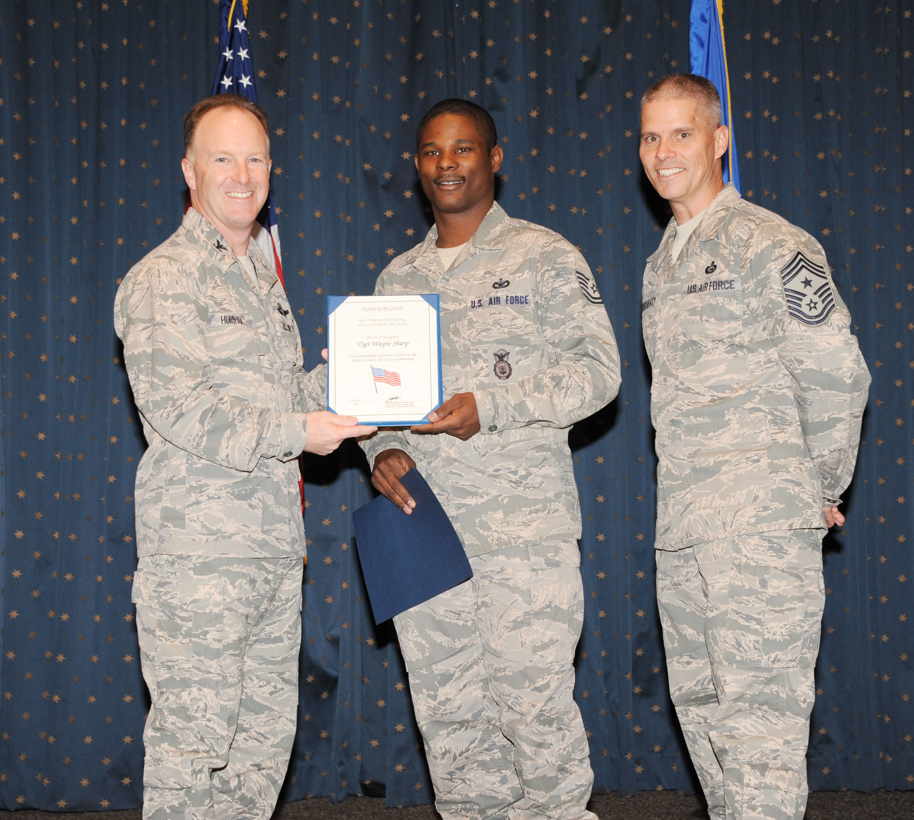 Volunteer award winner