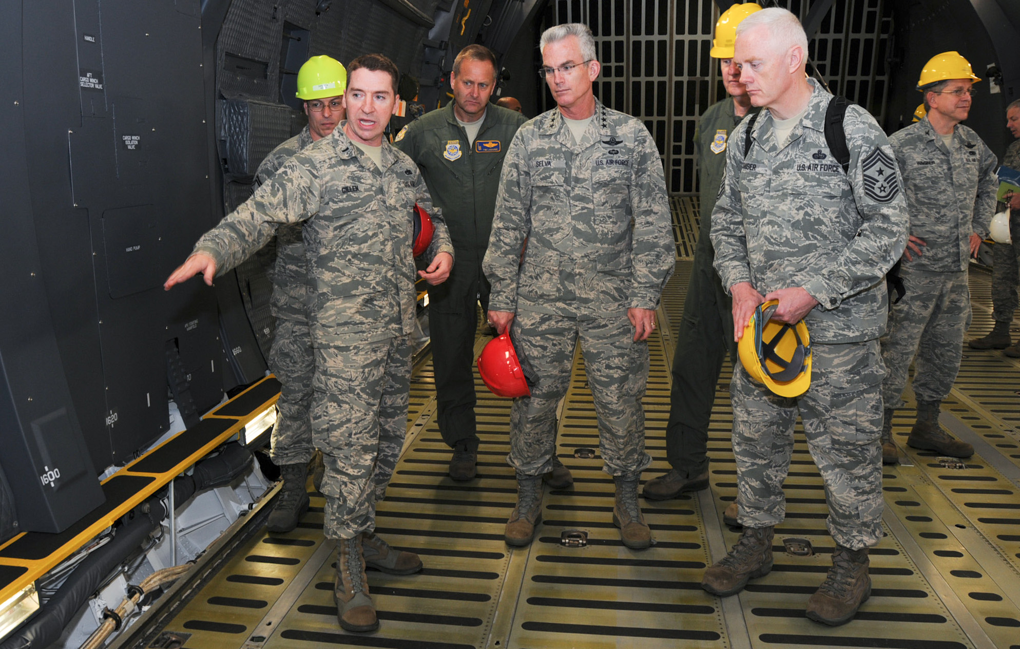 AMC Commander Gen Selva visits 105th Airlift Wing