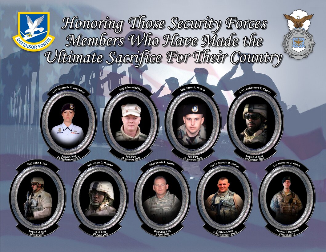 Security Forces Memorial Poster