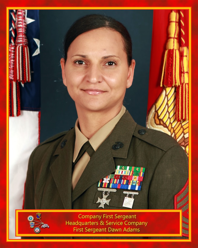 First Sergeant Adams