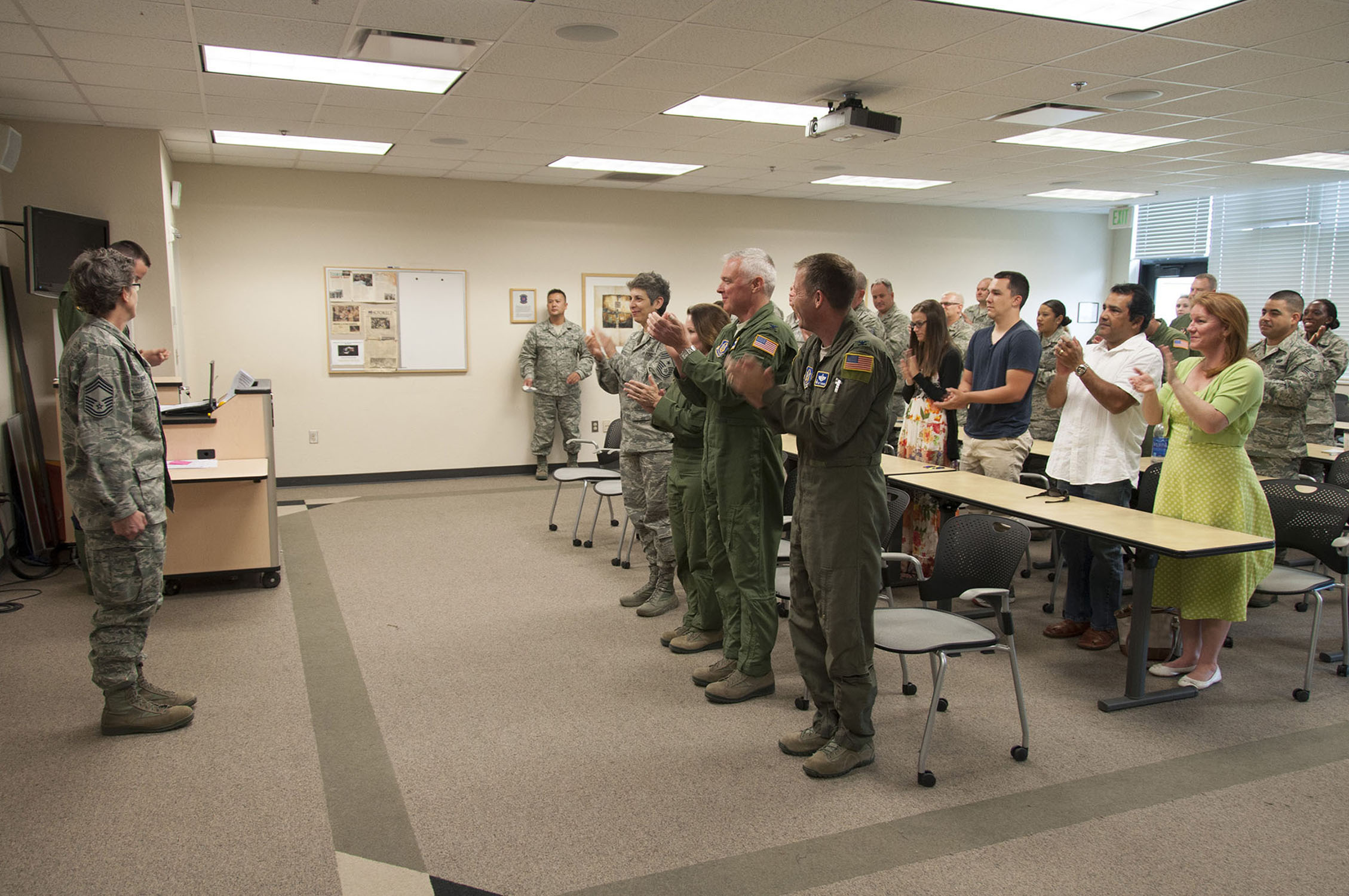 349th Aeromedical Evacuation Squadron 'pins-on' new chief > 349th Air ...