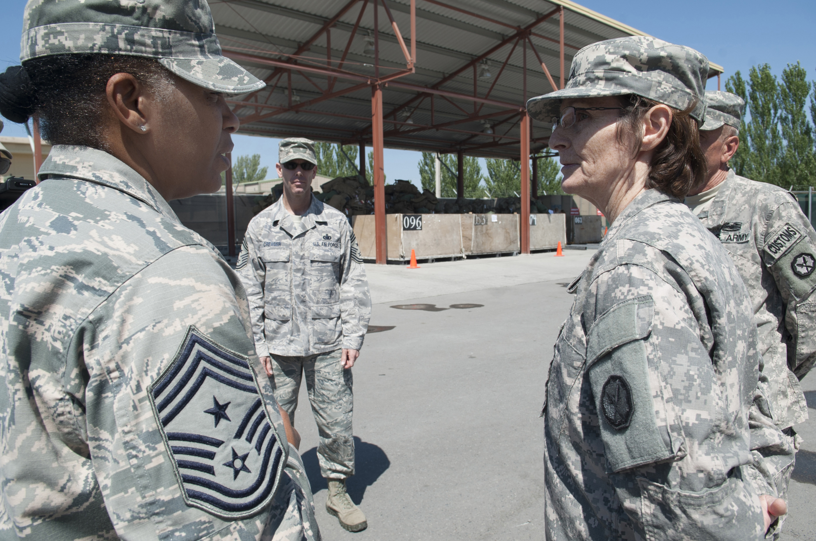 AFCENT command chief tours TCM > U.S. Air Forces Central > News